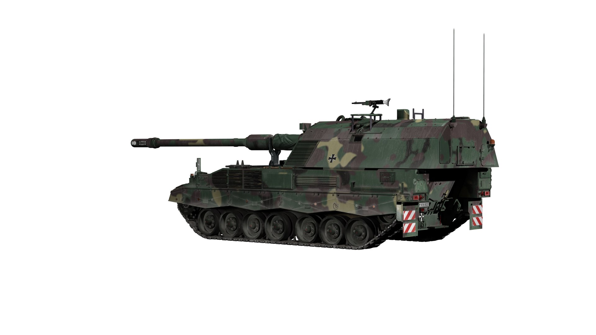 3D pzh2000 german self-propelled howitzer - TurboSquid 2157750