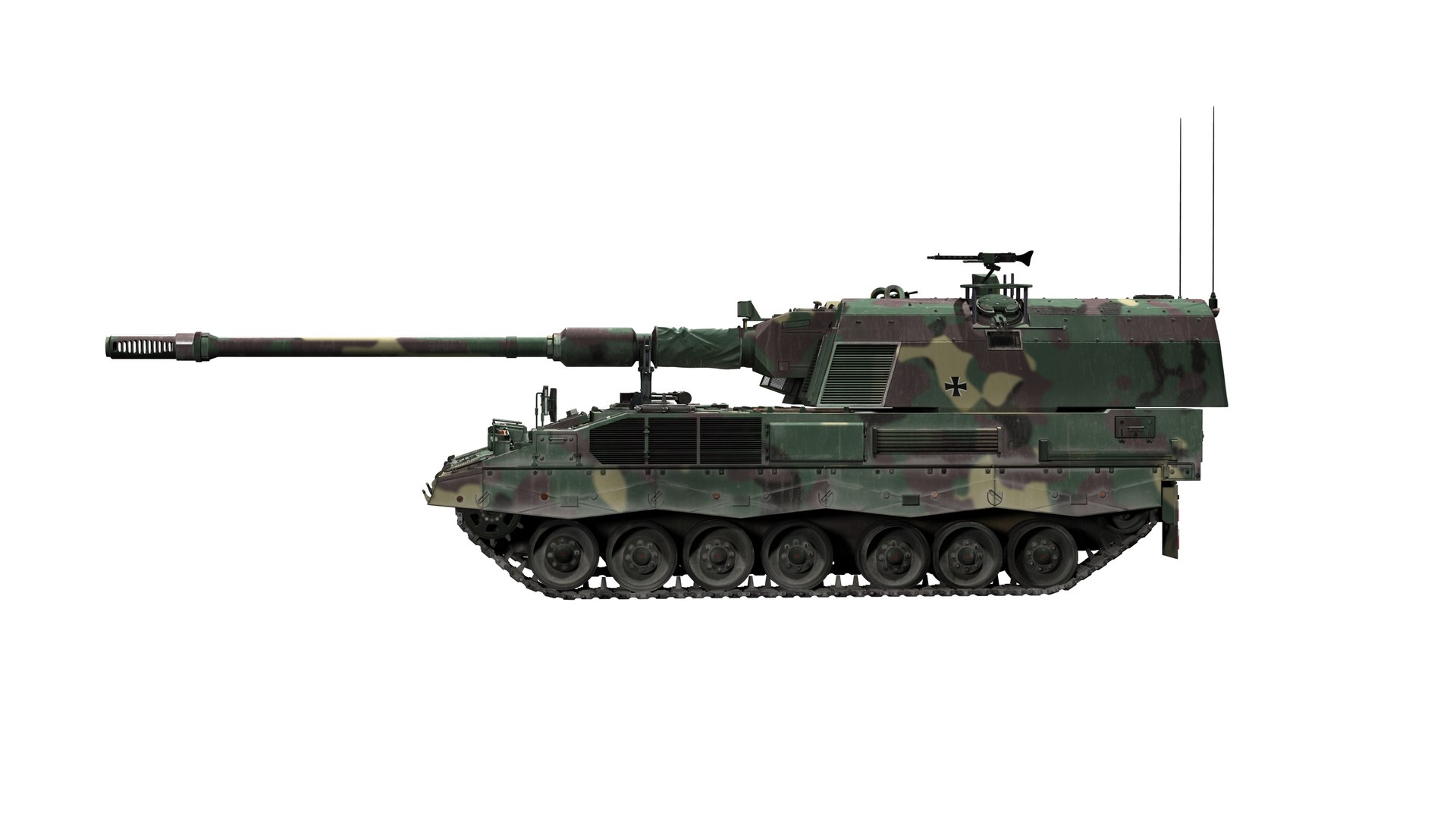 3D pzh2000 german self-propelled howitzer - TurboSquid 2157750