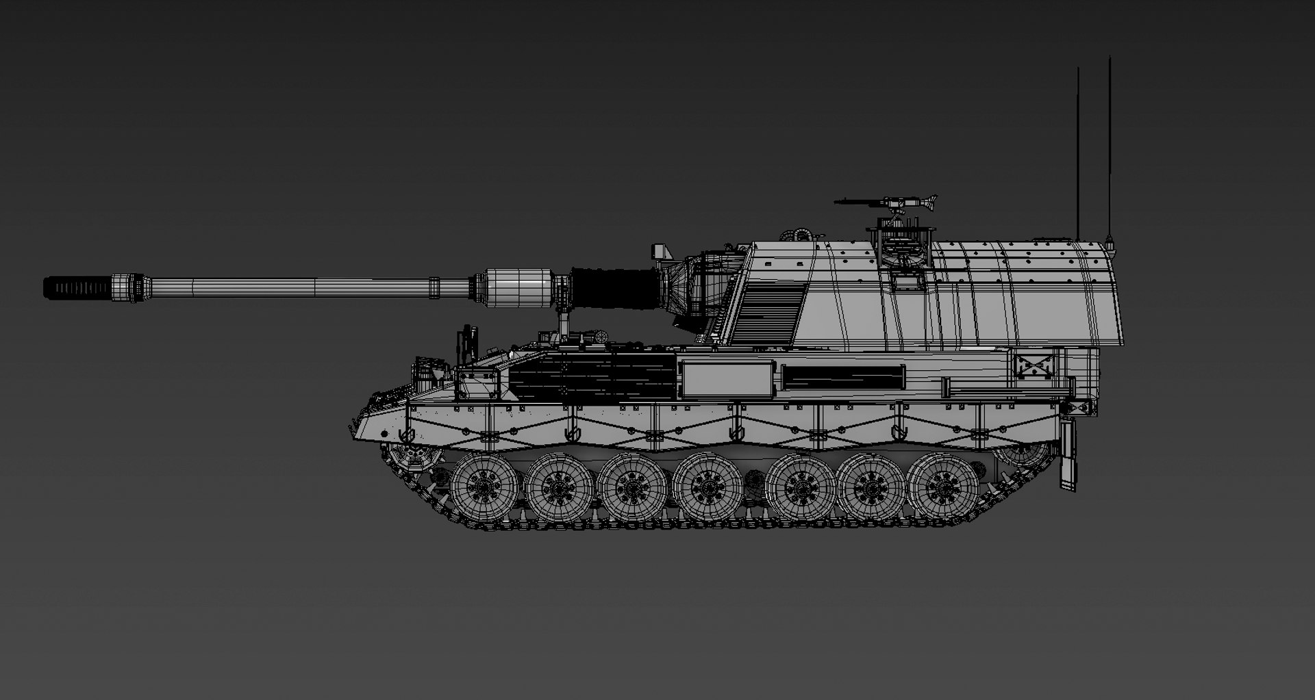 3D pzh2000 german self-propelled howitzer - TurboSquid 2157750