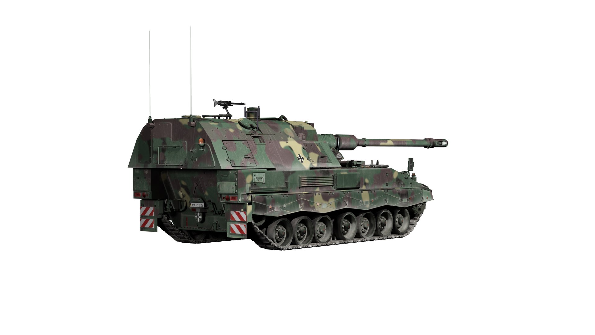 3D pzh2000 german self-propelled howitzer - TurboSquid 2157750