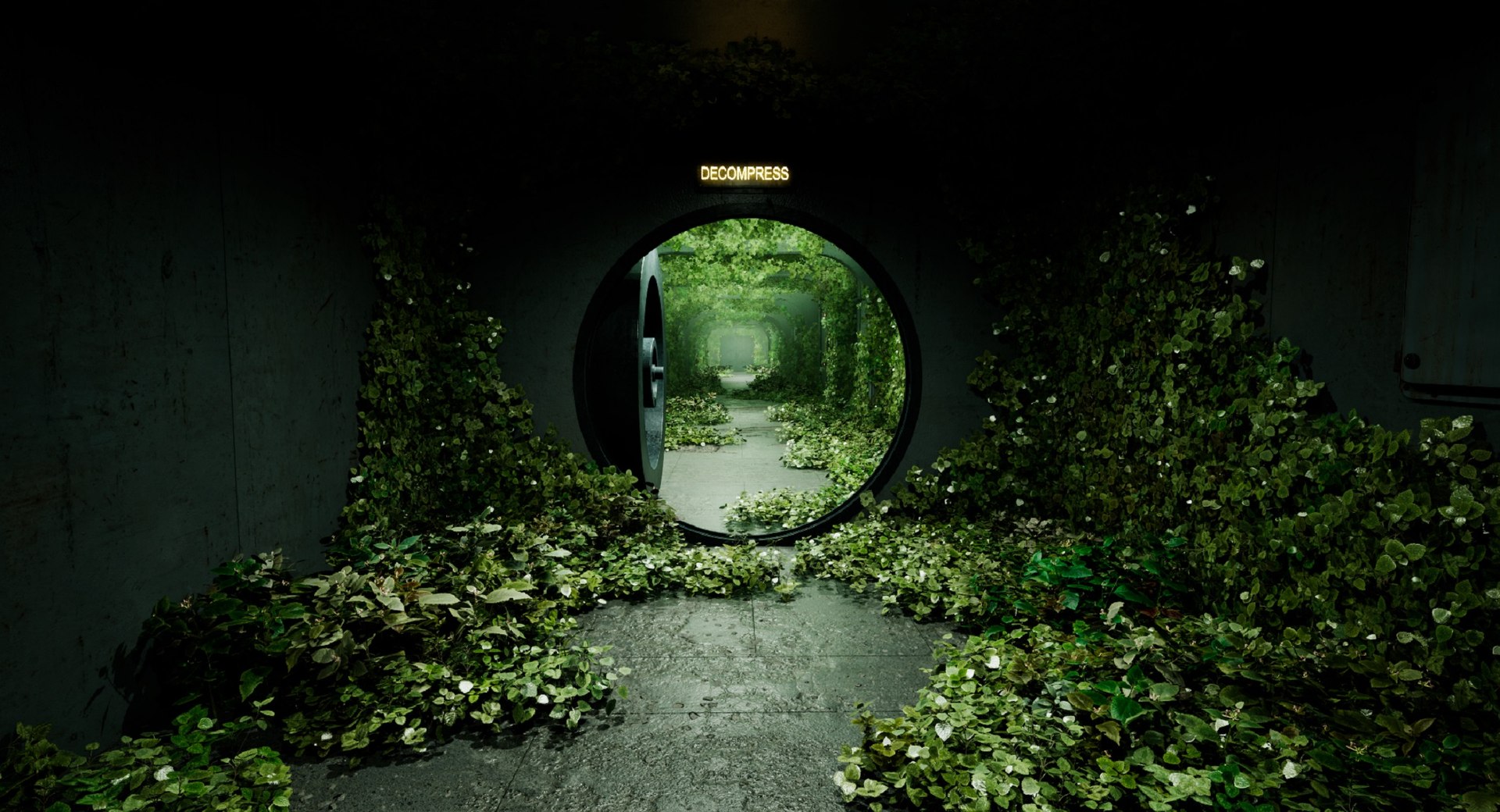 3D Abandoned Sci-Fi Corridor Modular Environment UE5 - TurboSquid 2512672