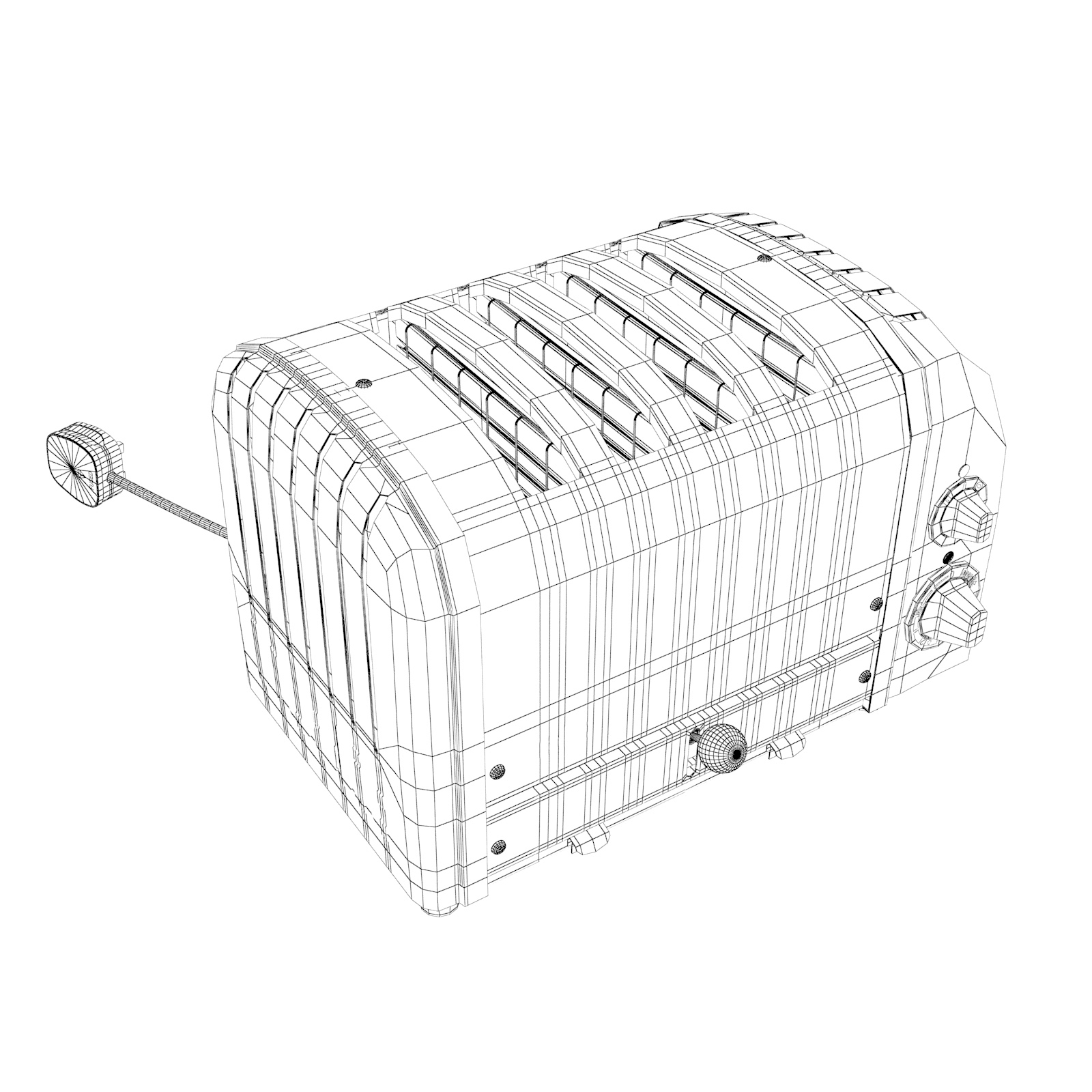 3d newgen toaster dualit model