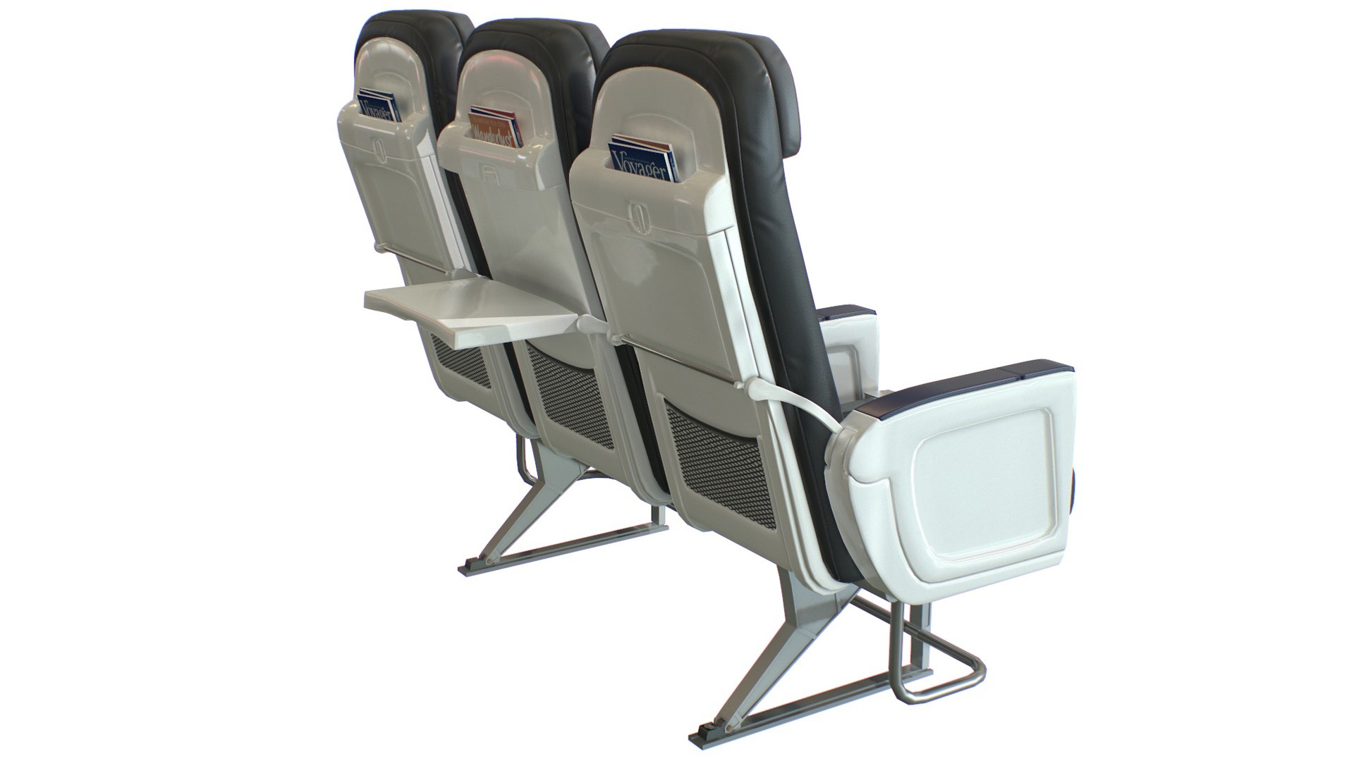 3D Airplane Economic Seat Model - TurboSquid 2130703