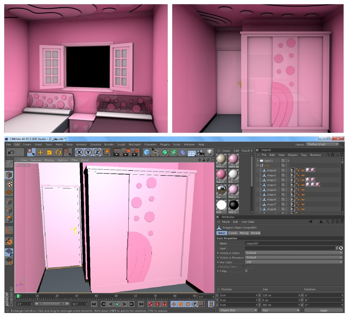 Architecture Interior 3d Model