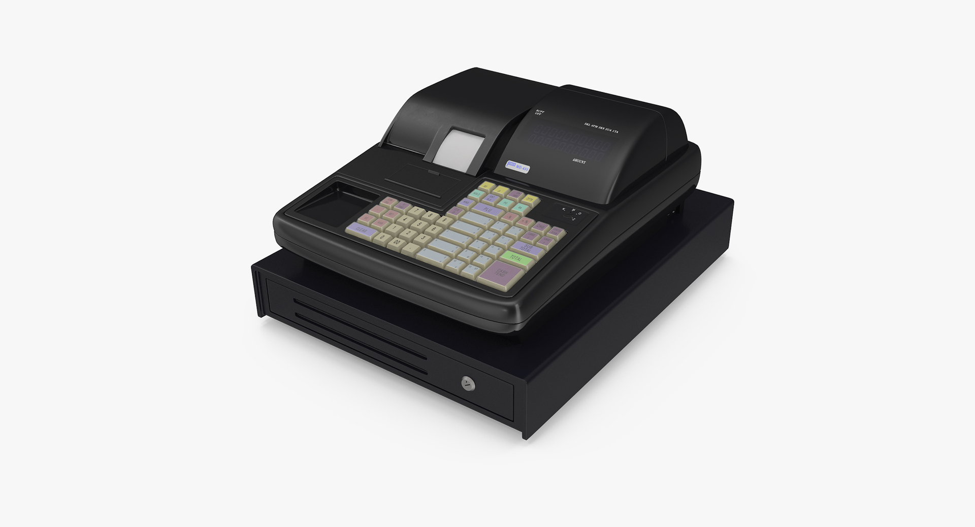 Modern Cash Register 3d Max