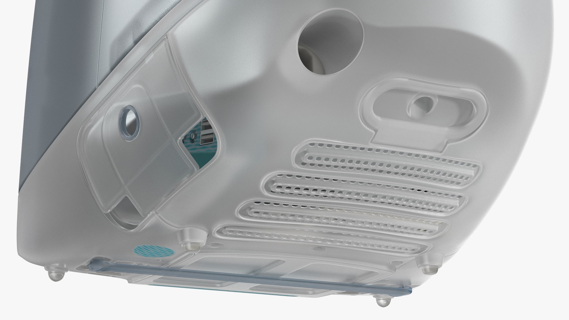 Vintage All-in-One Computer Blue 3D Model - TurboSquid 2382257