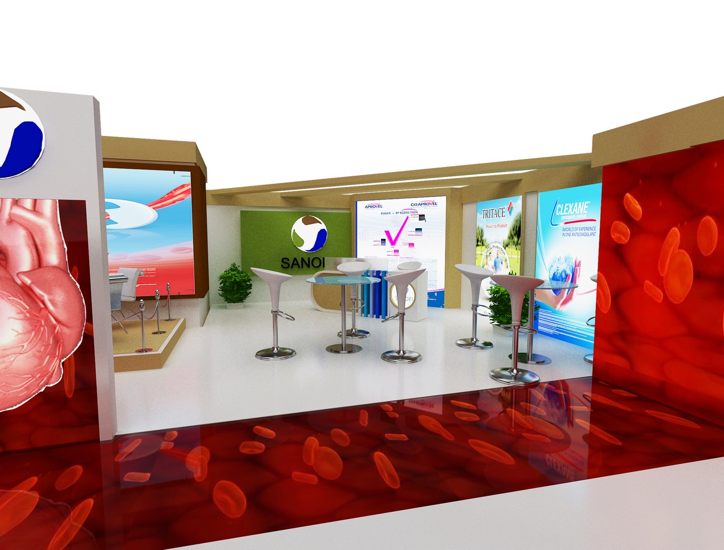 Stand exhibition booth model - TurboSquid 1700288