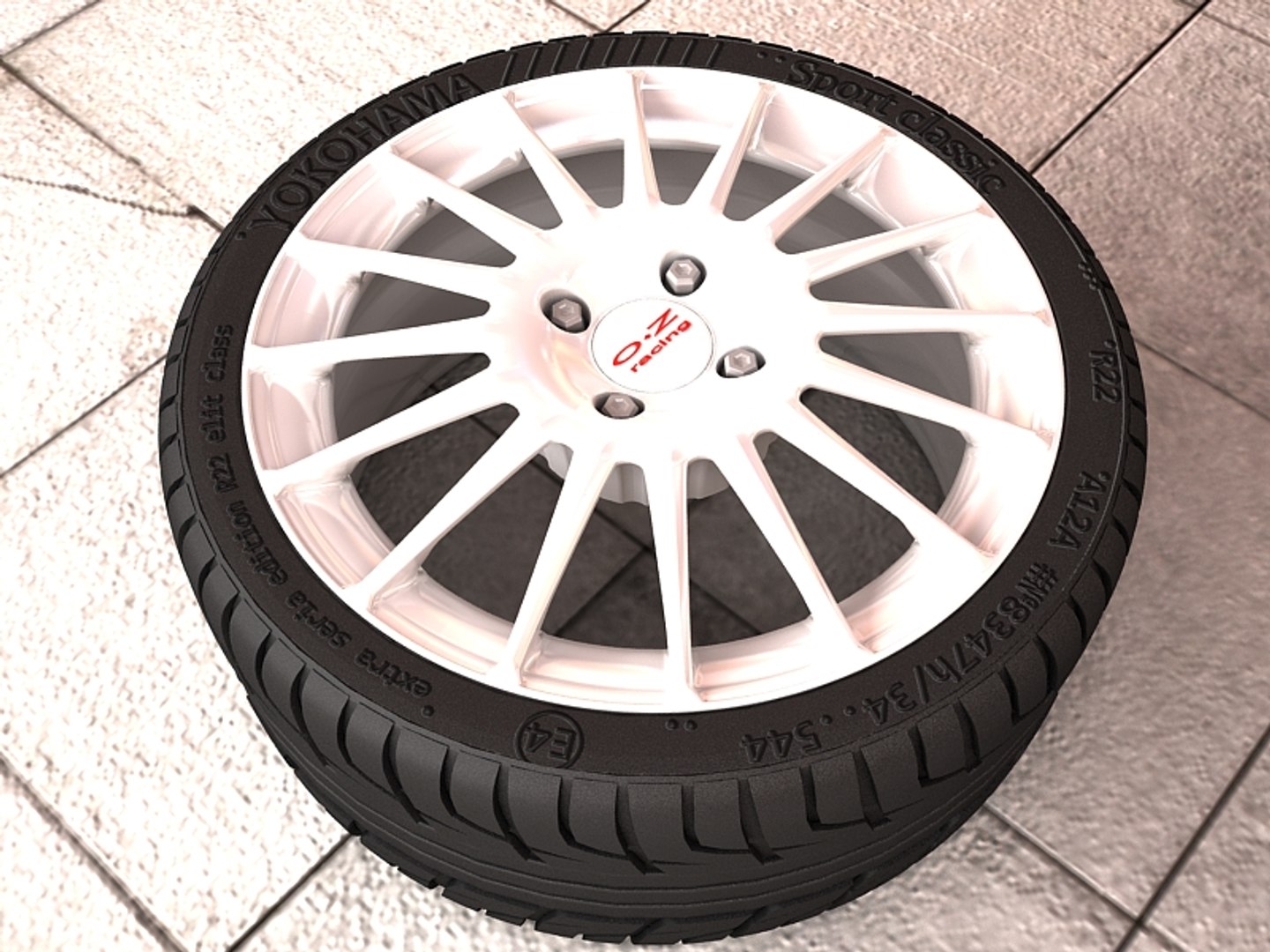 Free Rim Oz Racing 3d Model