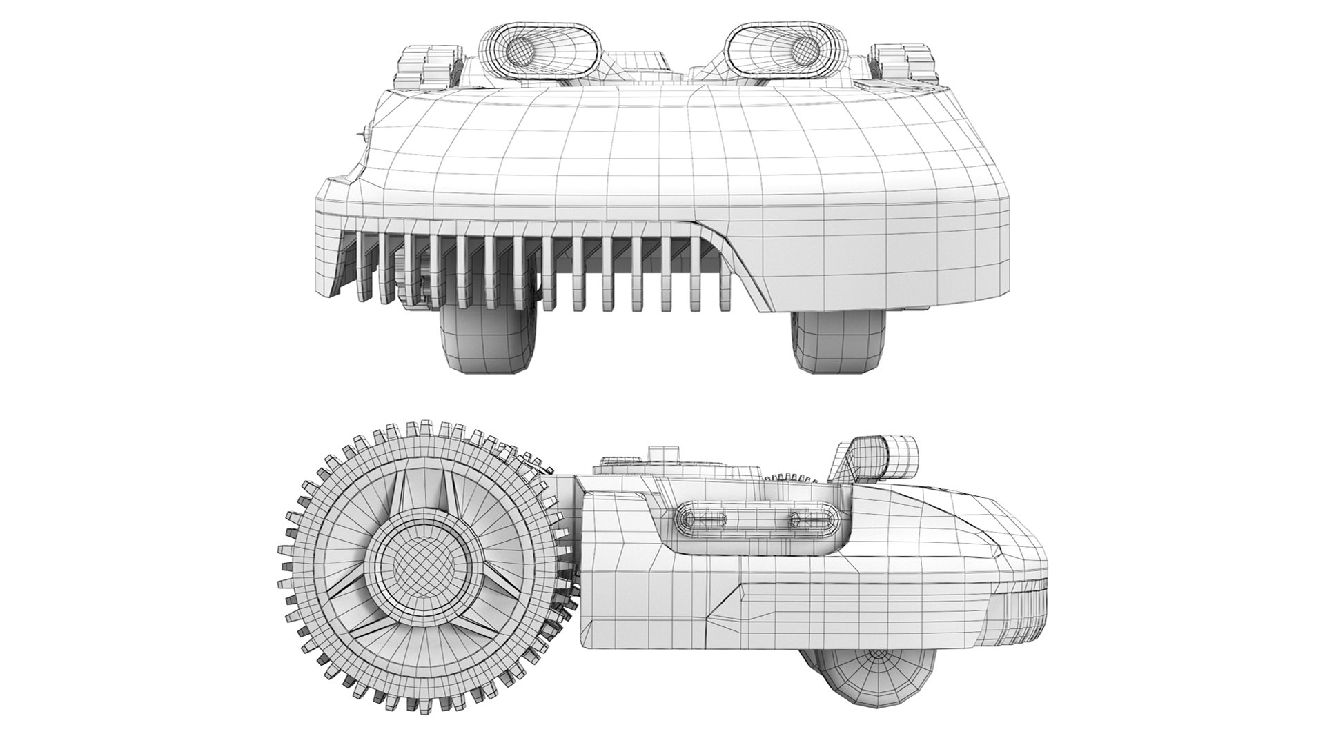 Lawn Mower Robot Worx Landroid L WR155E 3D - TurboSquid 1835714