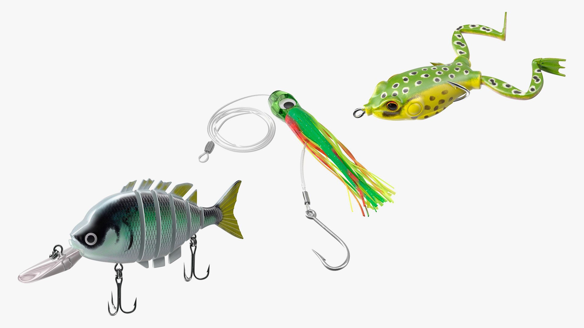 3D Fishing Lure Collection 3 Model - TurboSquid 2216915