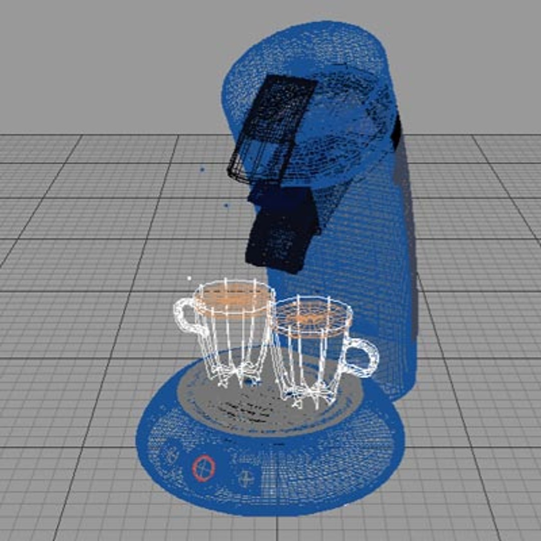 Cinema4d Senseo Coffee Machine