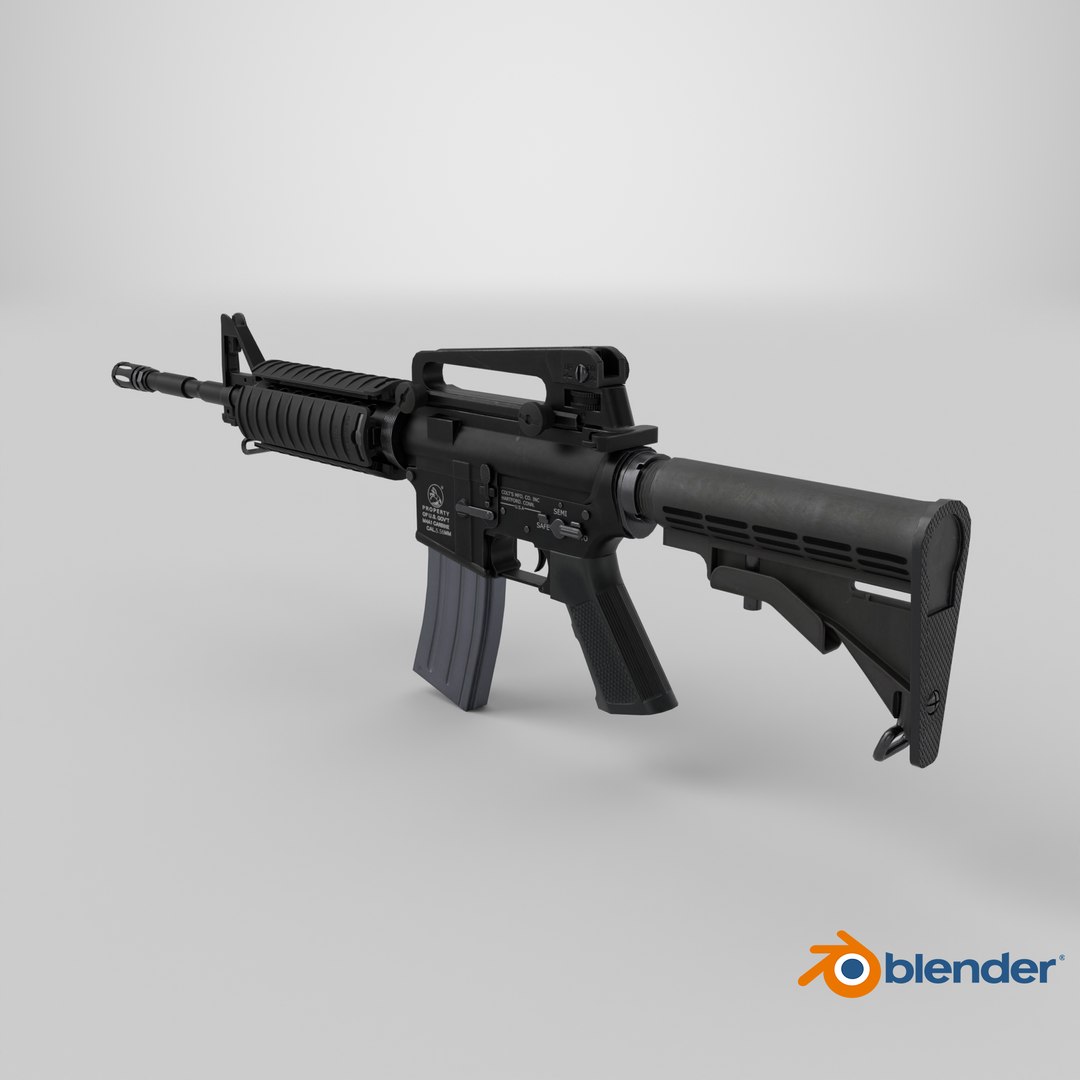 M4A1 AAA Game Ready PBR Low-poly 3D Model 3D - TurboSquid 2278143