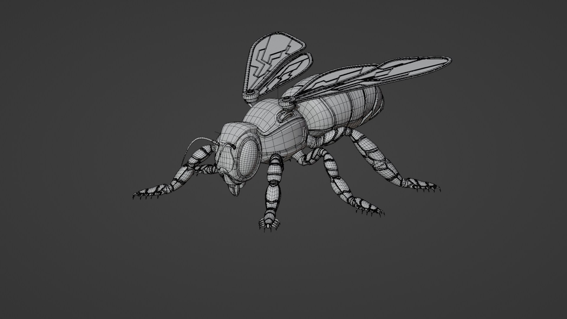 Robot Bee 3D Model - TurboSquid 2070186
