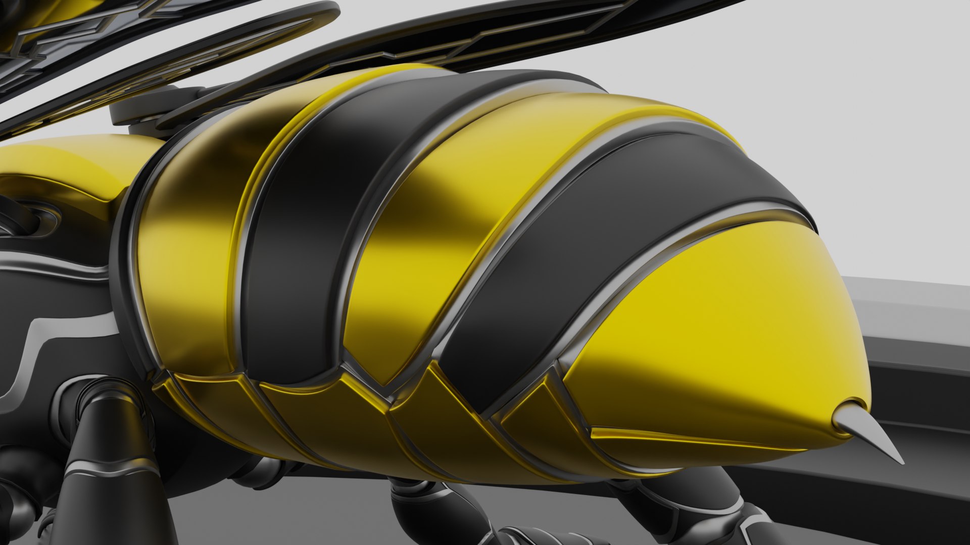 Robot Bee 3D Model - TurboSquid 2070186