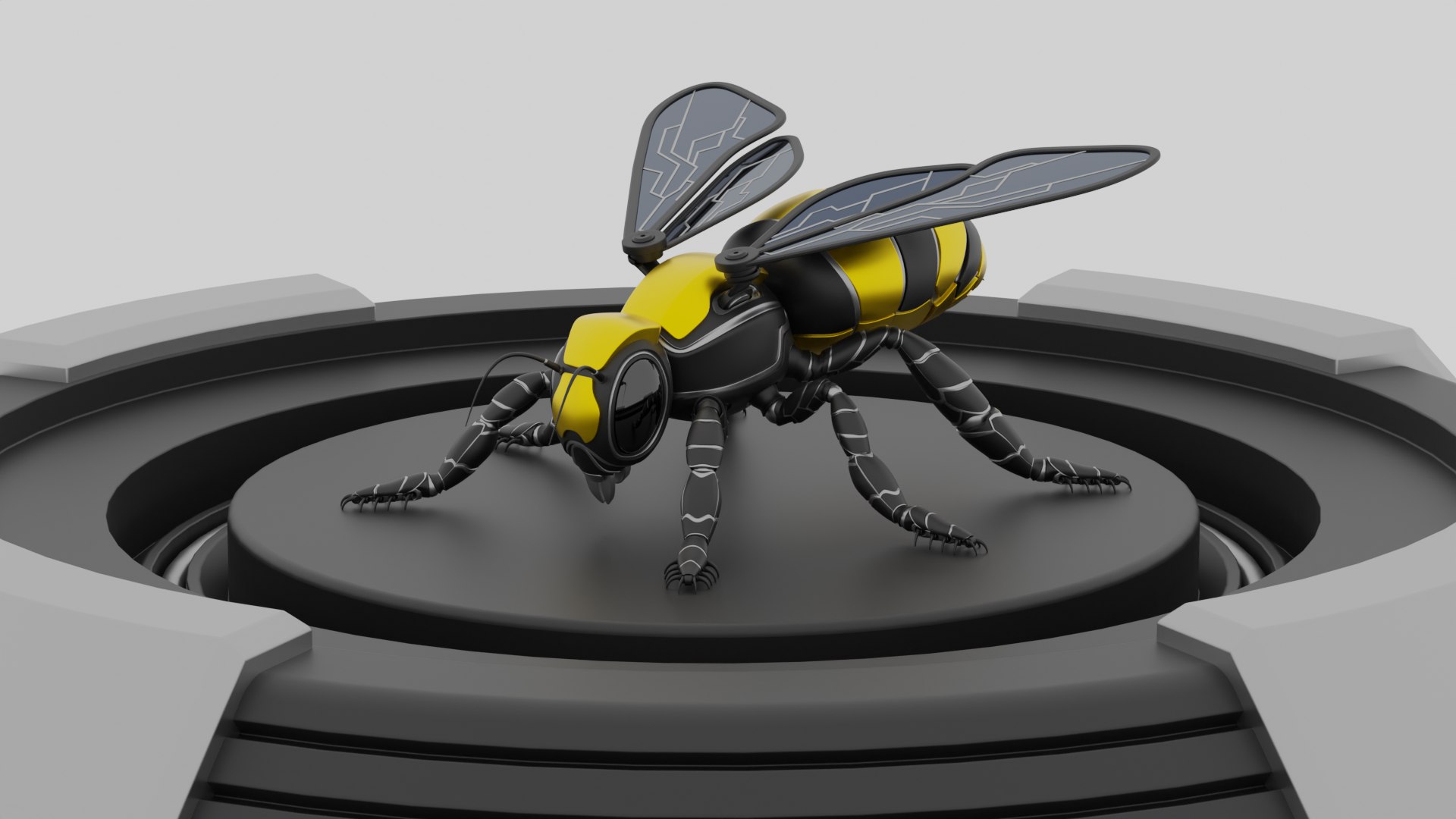 Robot Bee 3D Model - TurboSquid 2070186