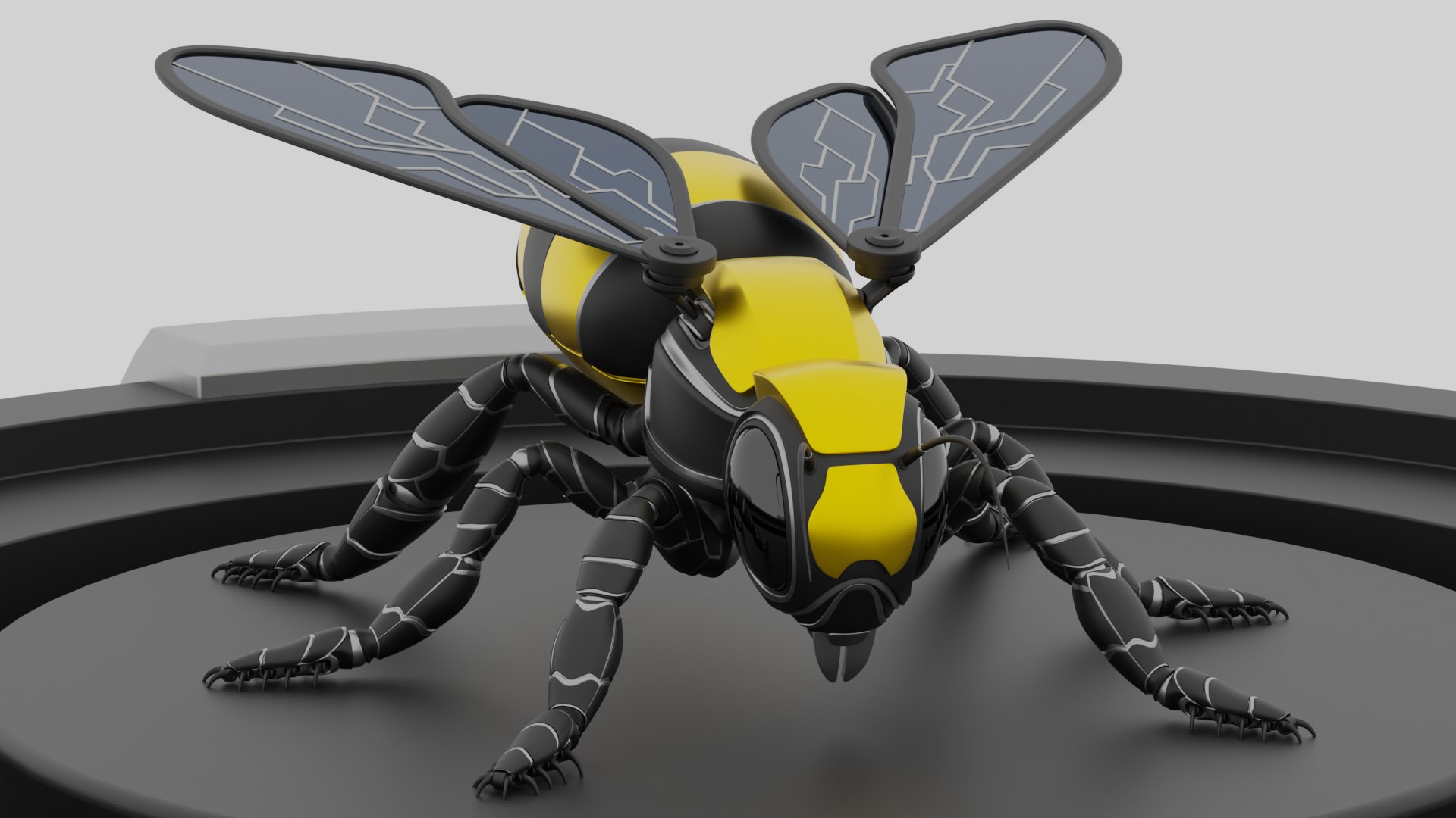 Robot Bee 3D Model - TurboSquid 2070186