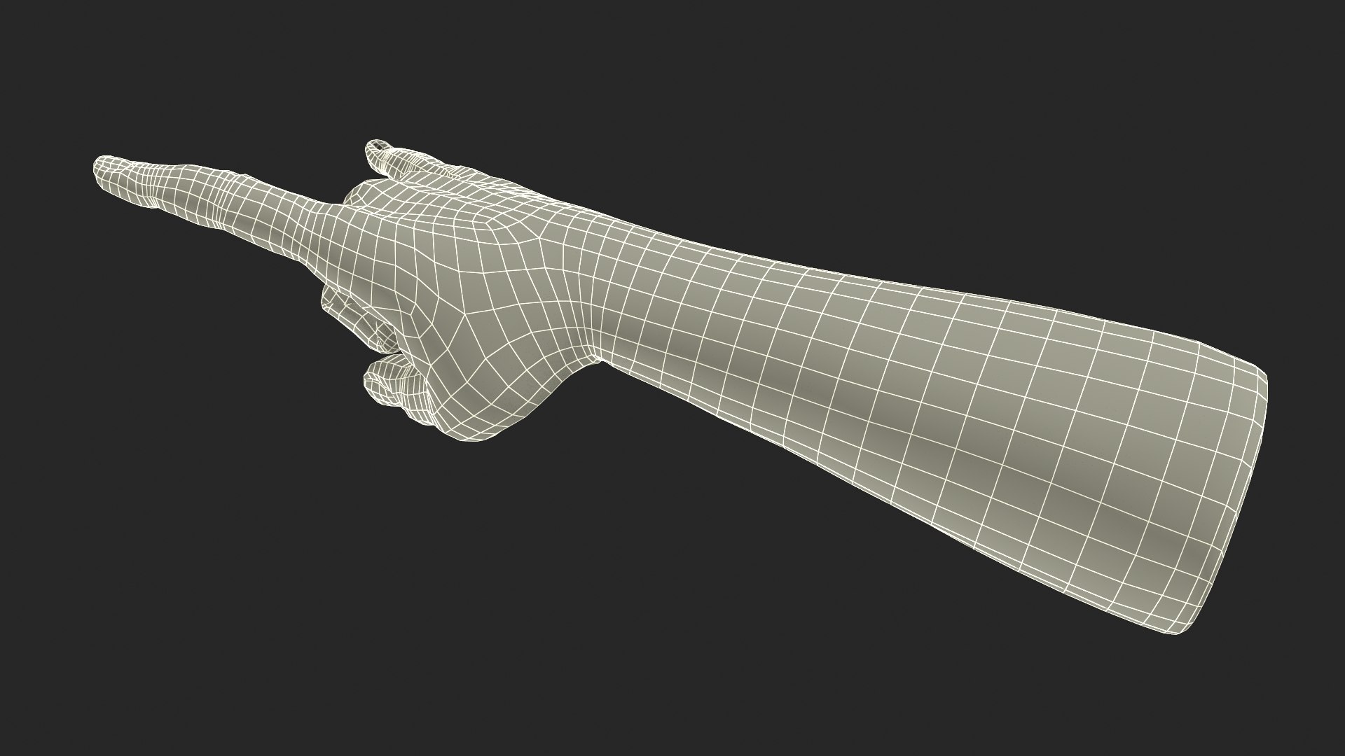 3D Model Tanned Man Hand Heavy Metal Pose - TurboSquid 2195953