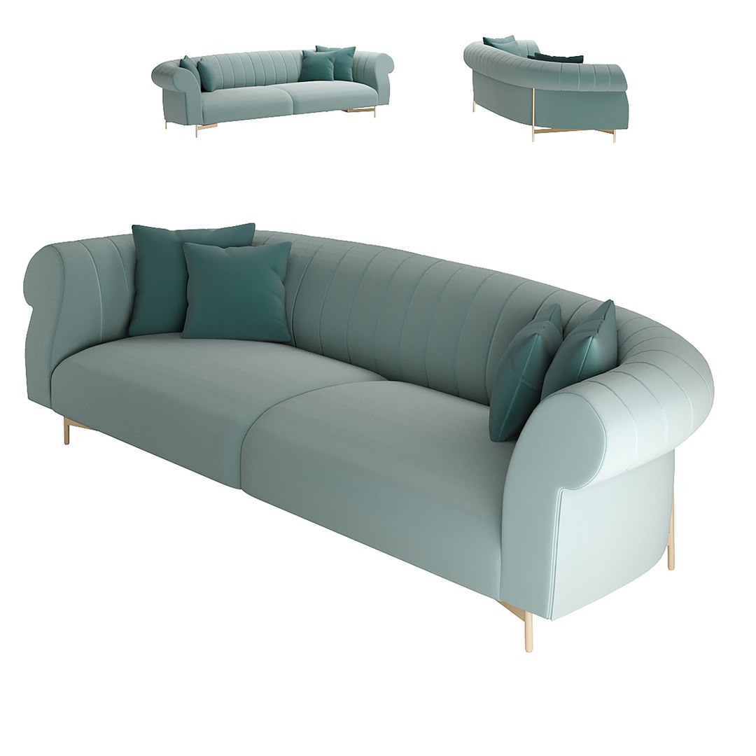Contempo Sofa by Enne 3D model - TurboSquid 2076177