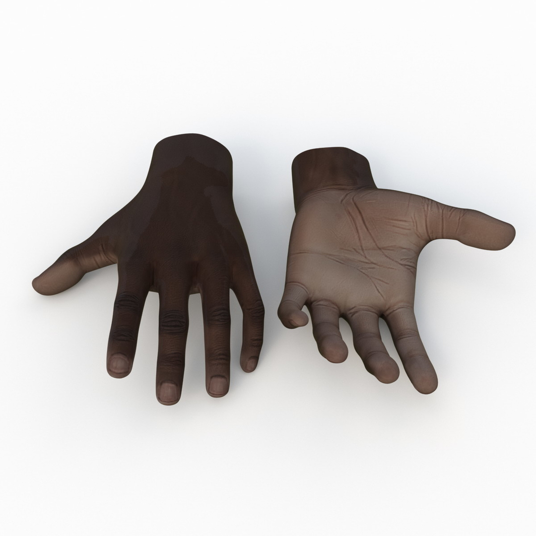 Black Male Hand Max