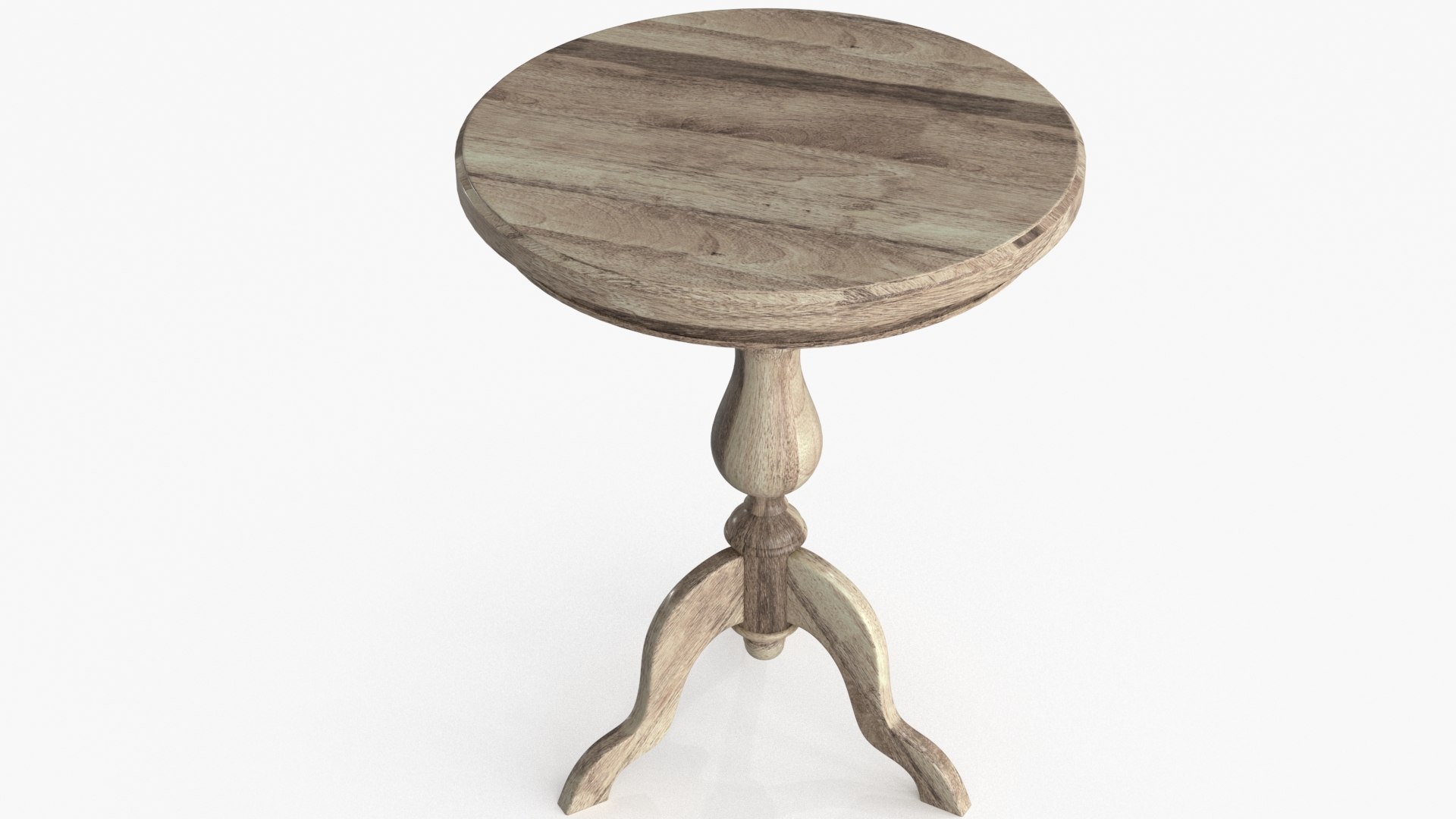 Promenade Round End Table 3D Model - TurboSquid 2294002