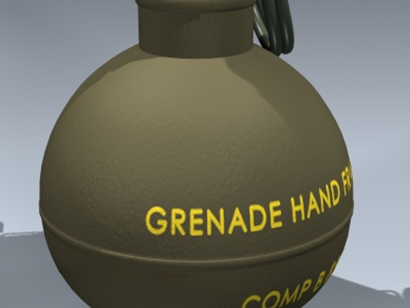 3d M67 Hand Grenade