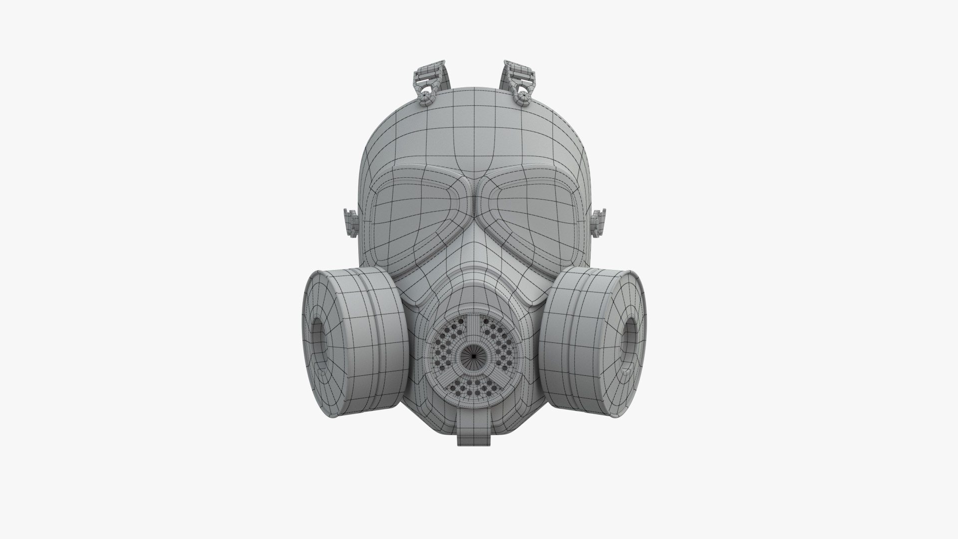 3D gas mask military model - TurboSquid 1577637