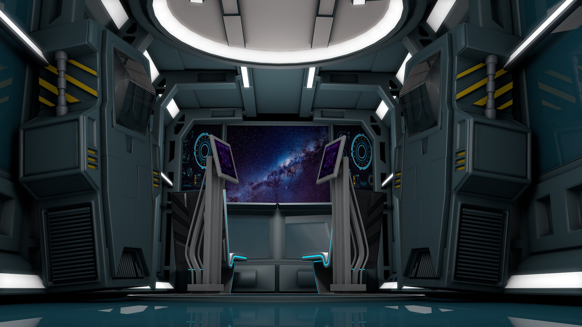 3D Model Sci Fi Room - TurboSquid 1526072