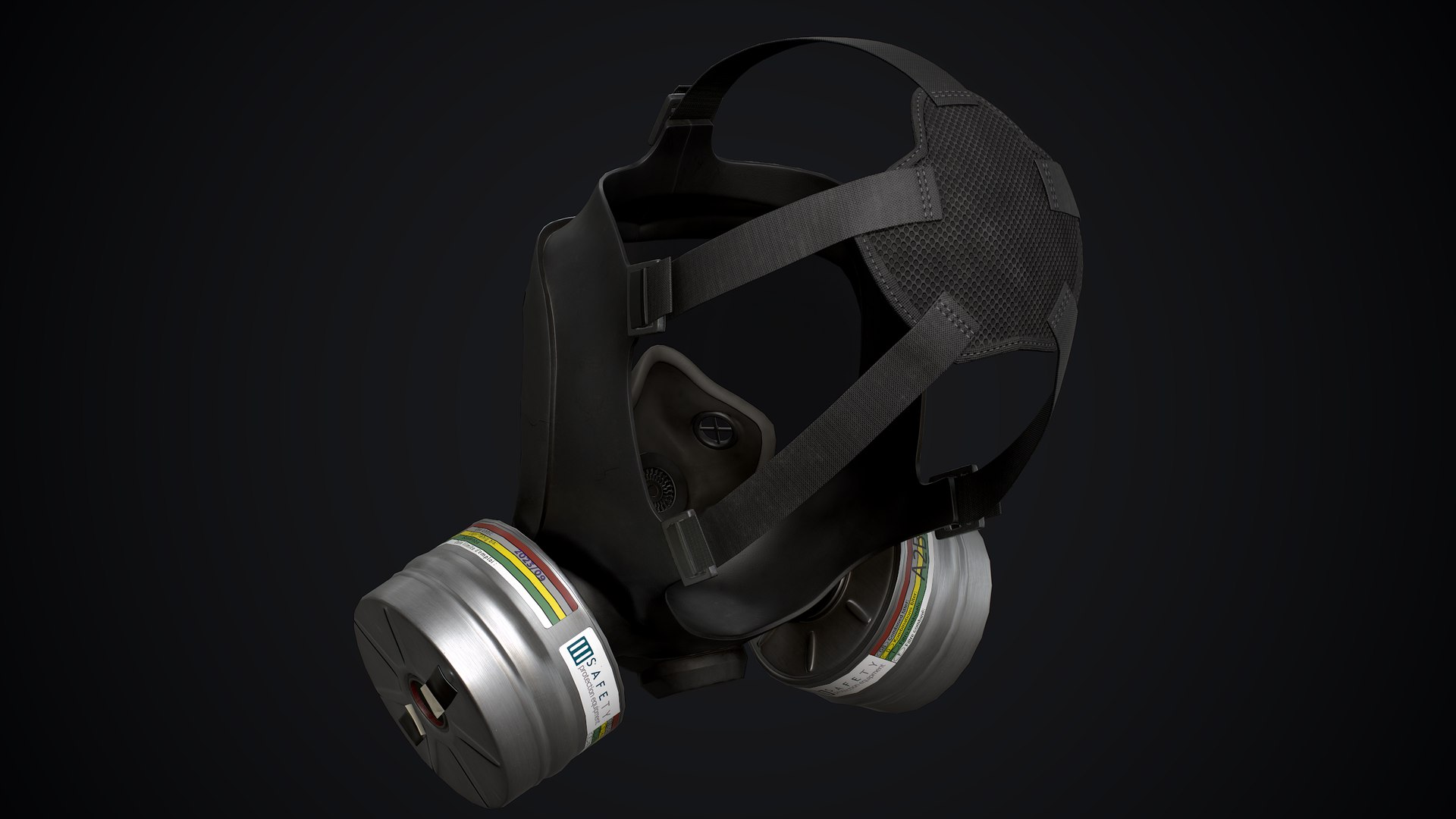 Gas Mask model - TurboSquid 1743440