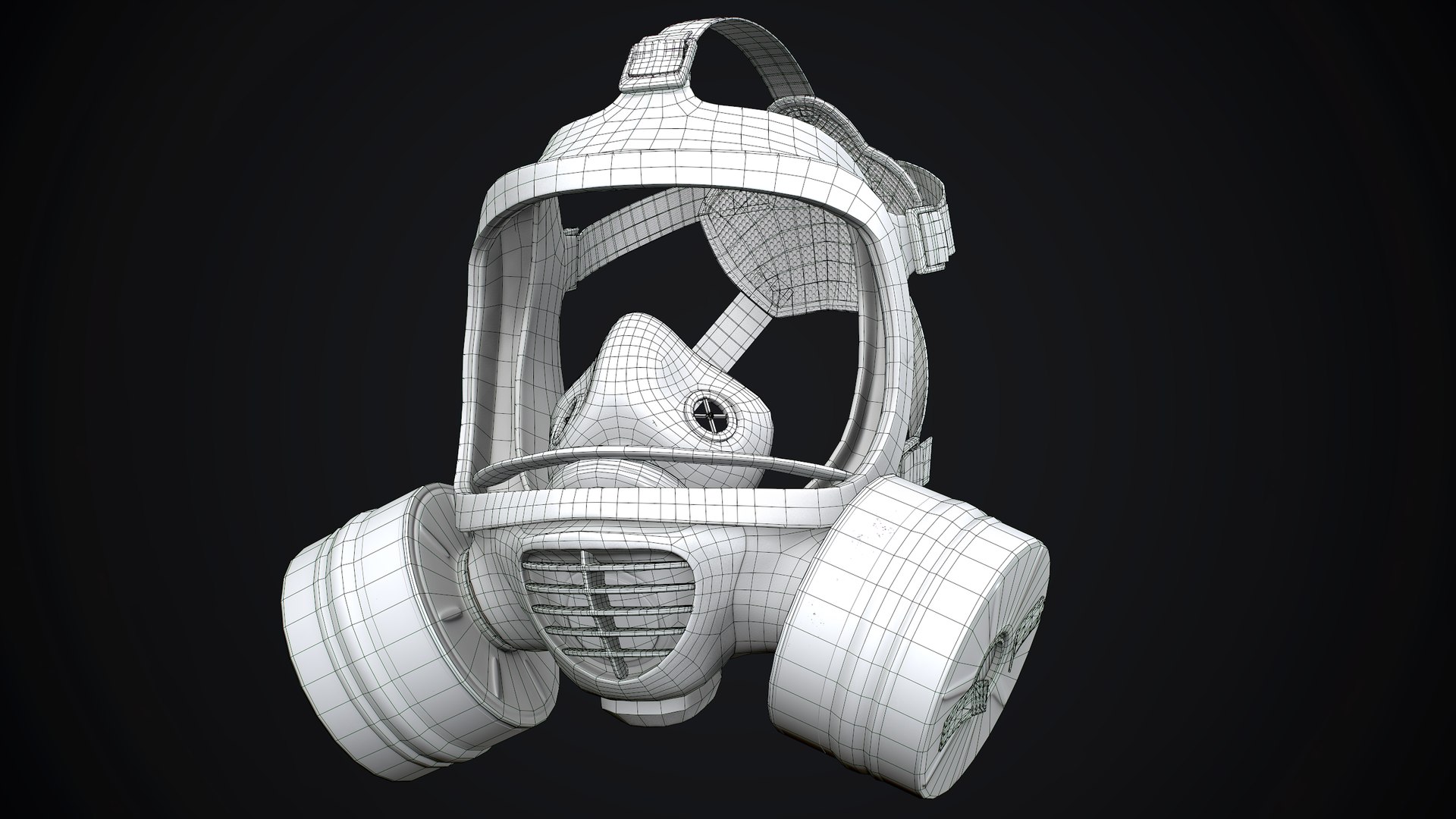 Gas Mask model - TurboSquid 1743440