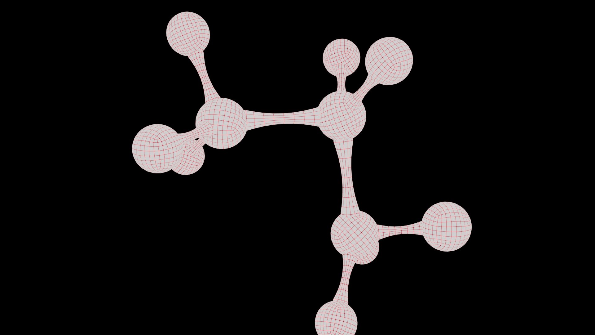 3D Propyl Chloride Molecule - TurboSquid 2452654