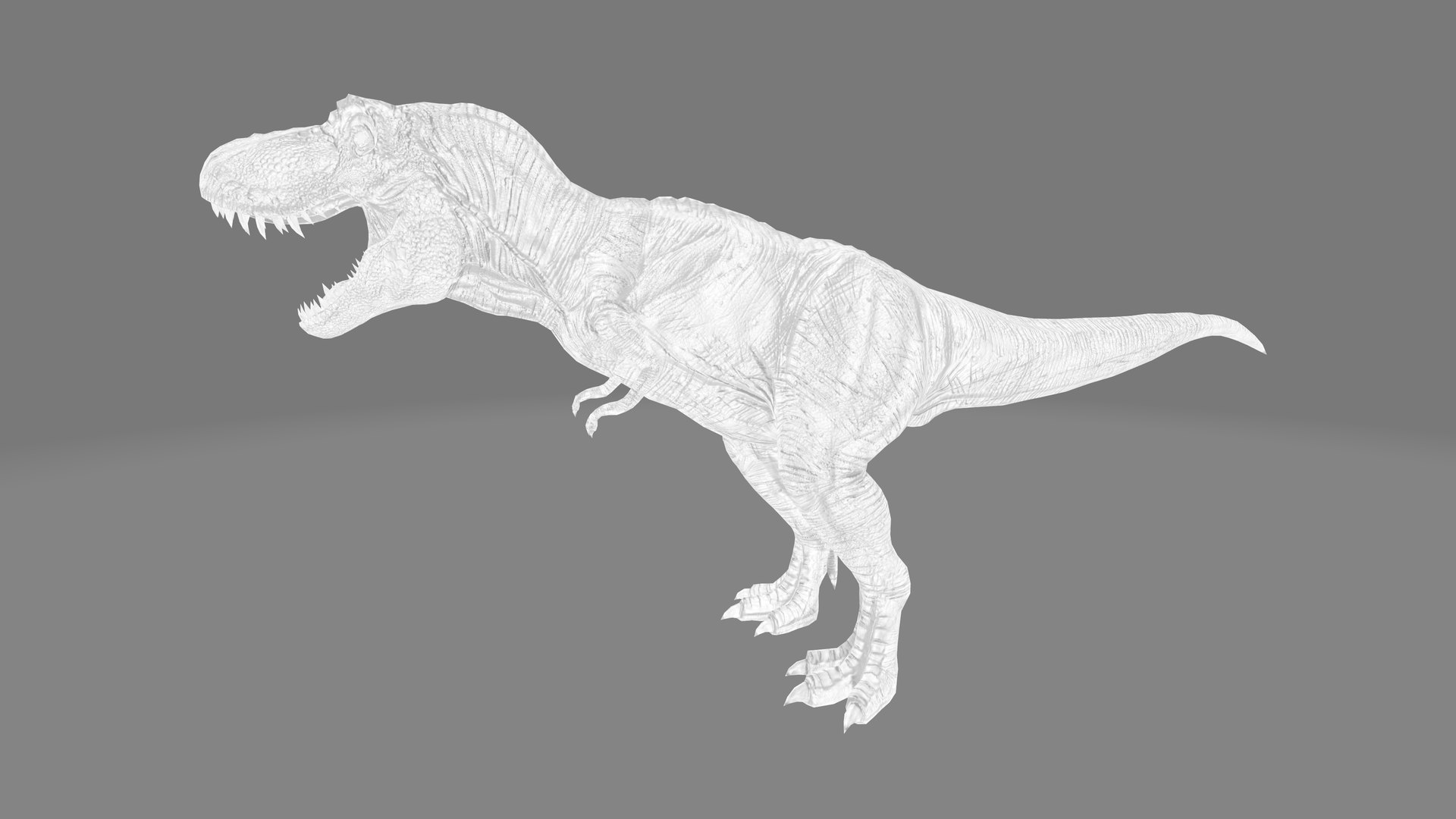 3D Model Rampaging T-Rex Low-poly 3D Model - TurboSquid 2127513