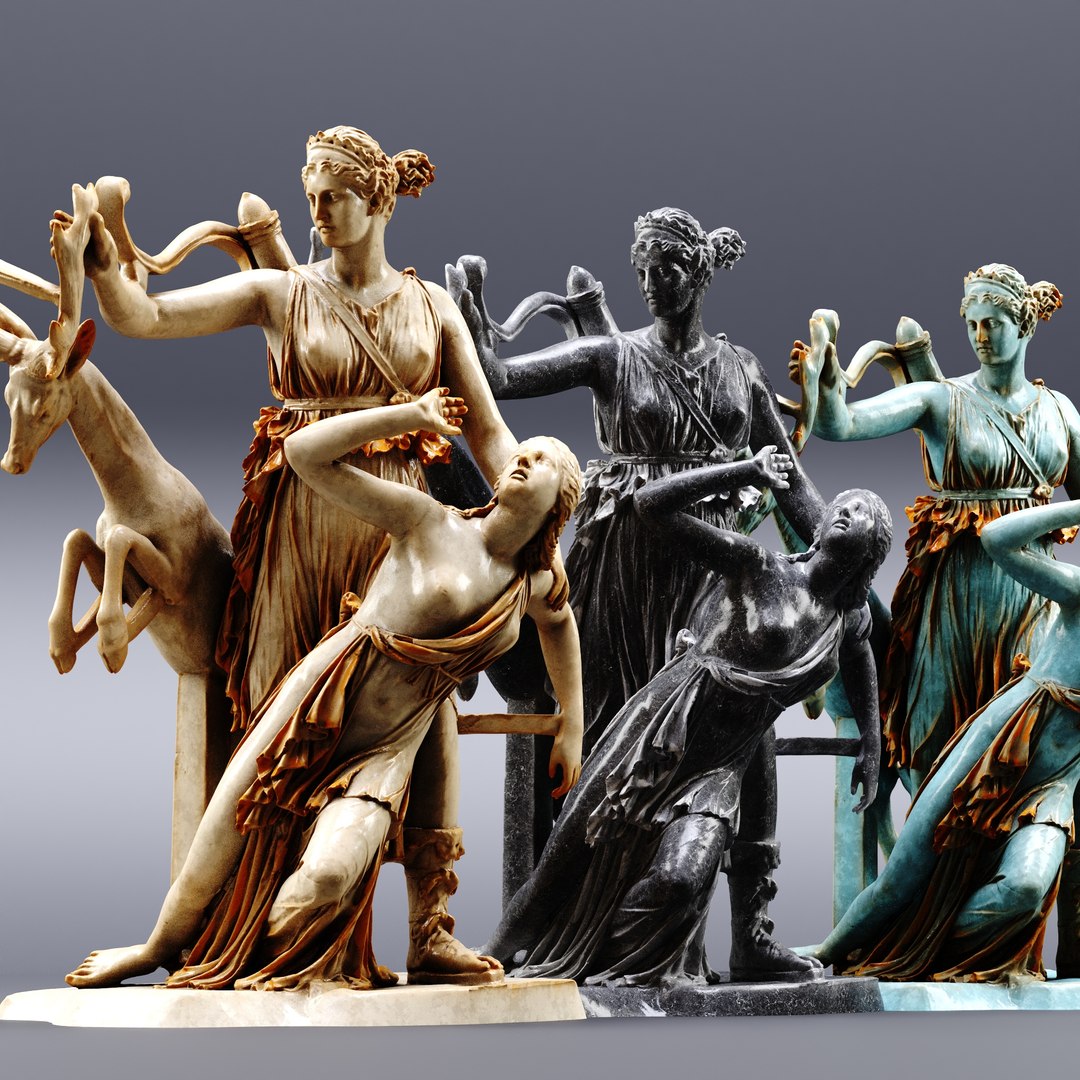 Classical Greek Sculptures Pack 3D Model - TurboSquid 2255631