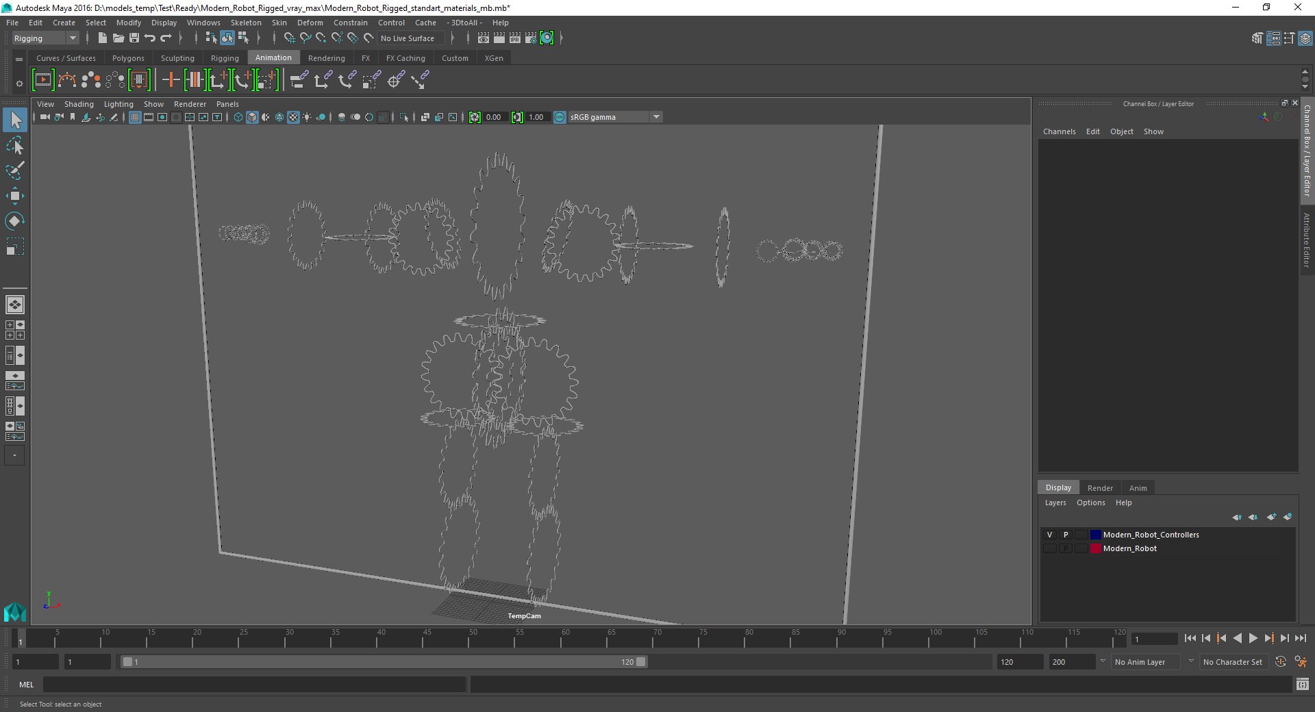 3D modern robot rigged model - TurboSquid 1511675