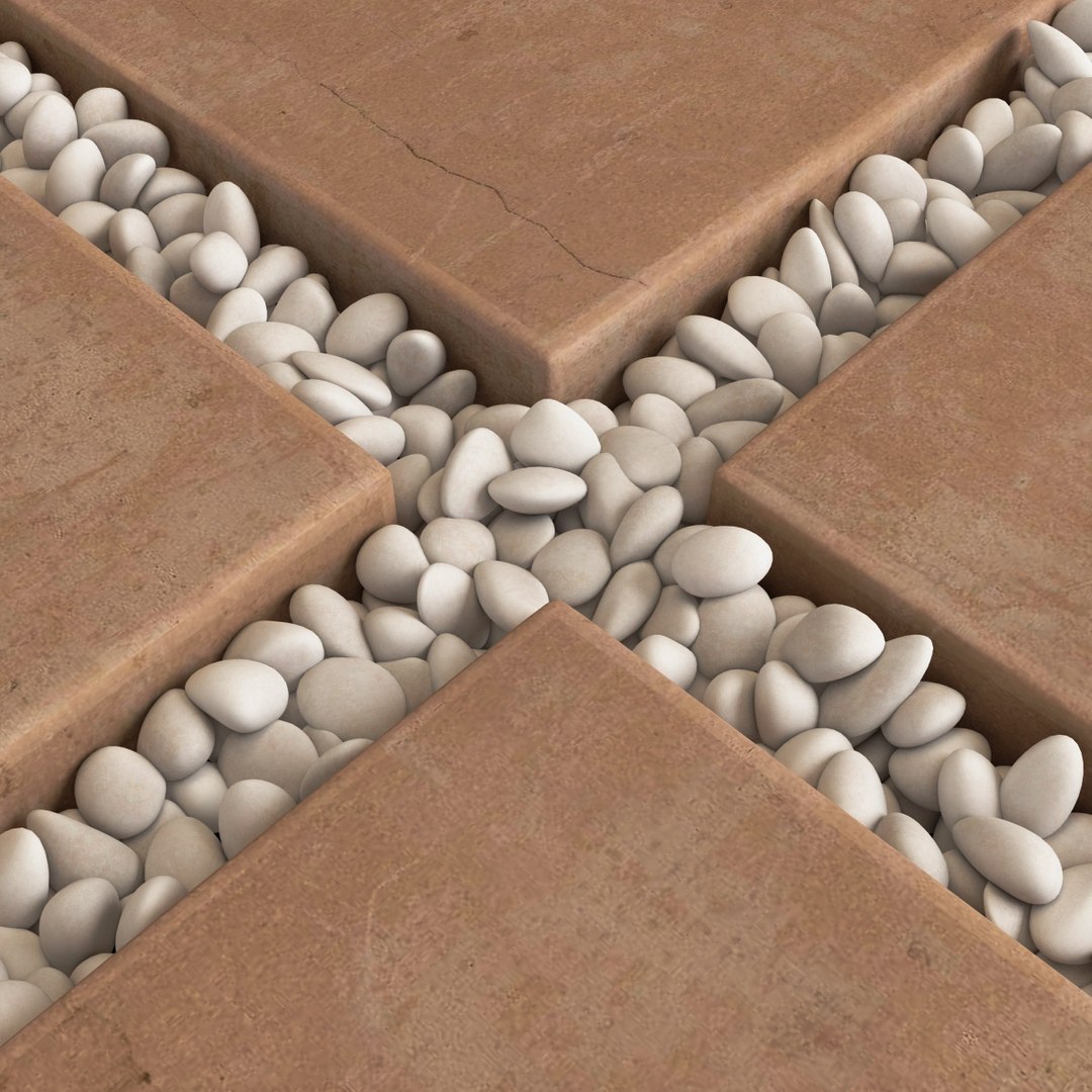 Paving Tile Pebble N11 3D - TurboSquid 1945546
