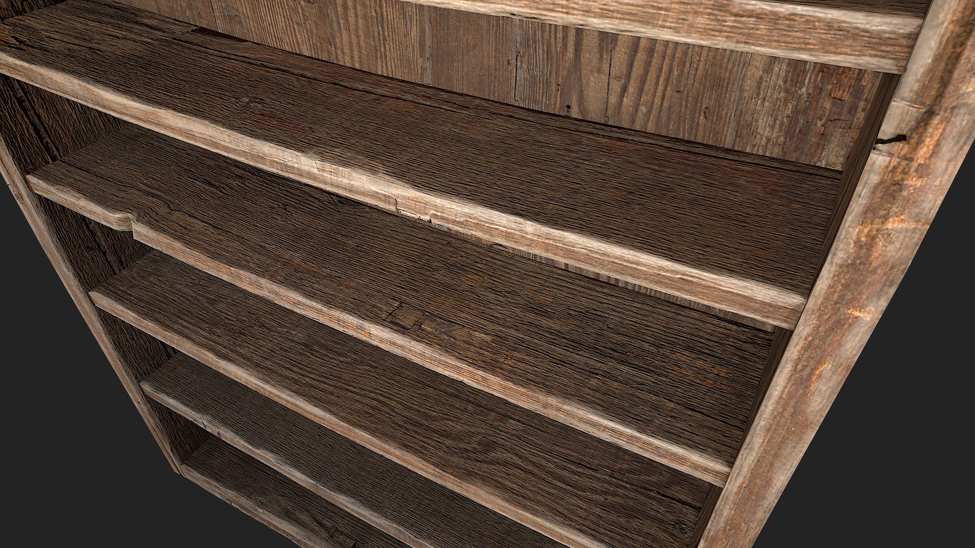 3D Model Medieval Bookcase - TurboSquid 1832685