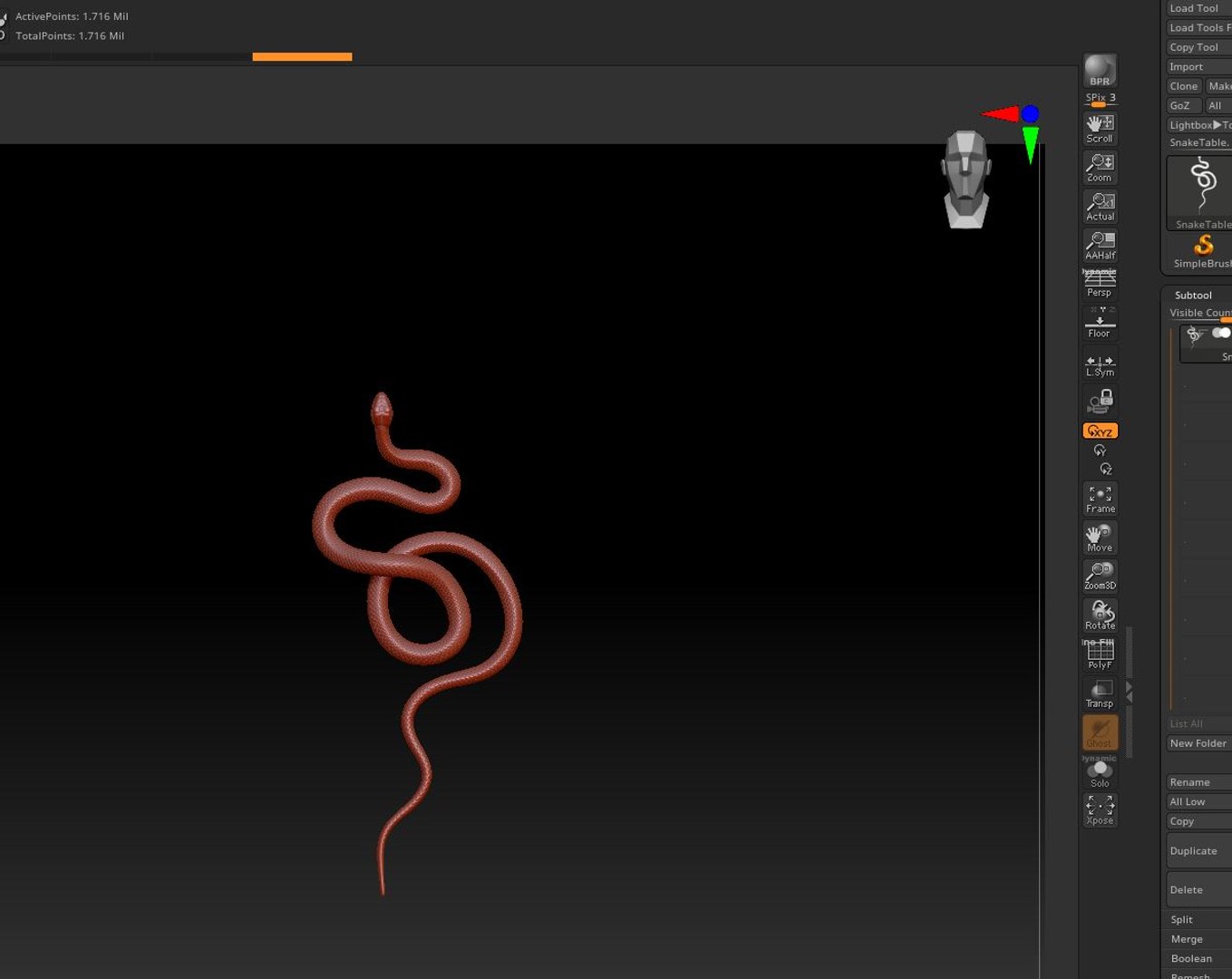 Gold-Silver Snake Wall Art Model - TurboSquid 1942564