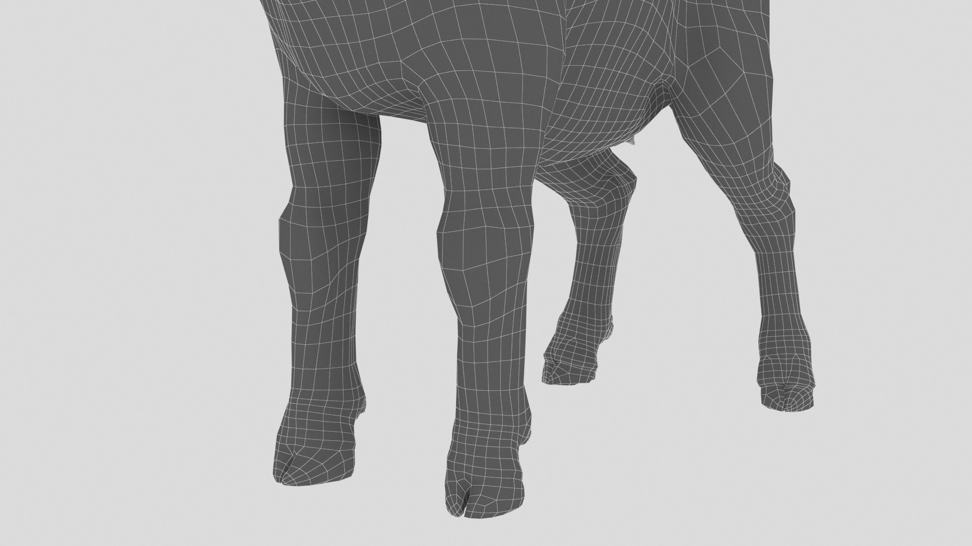 Red Baby Goat model - TurboSquid 1812567