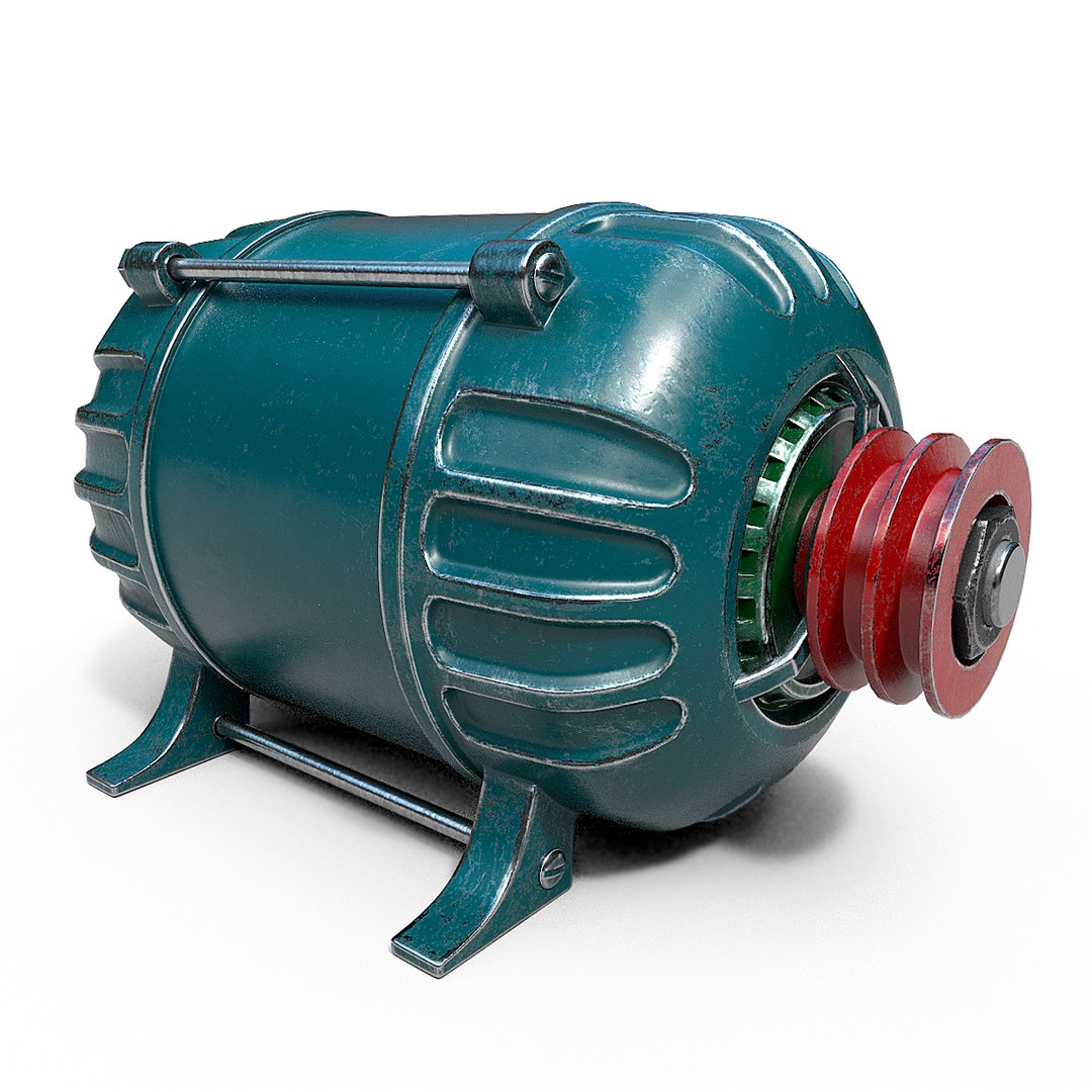 3D Electric Motor V4 Model - TurboSquid 1858336