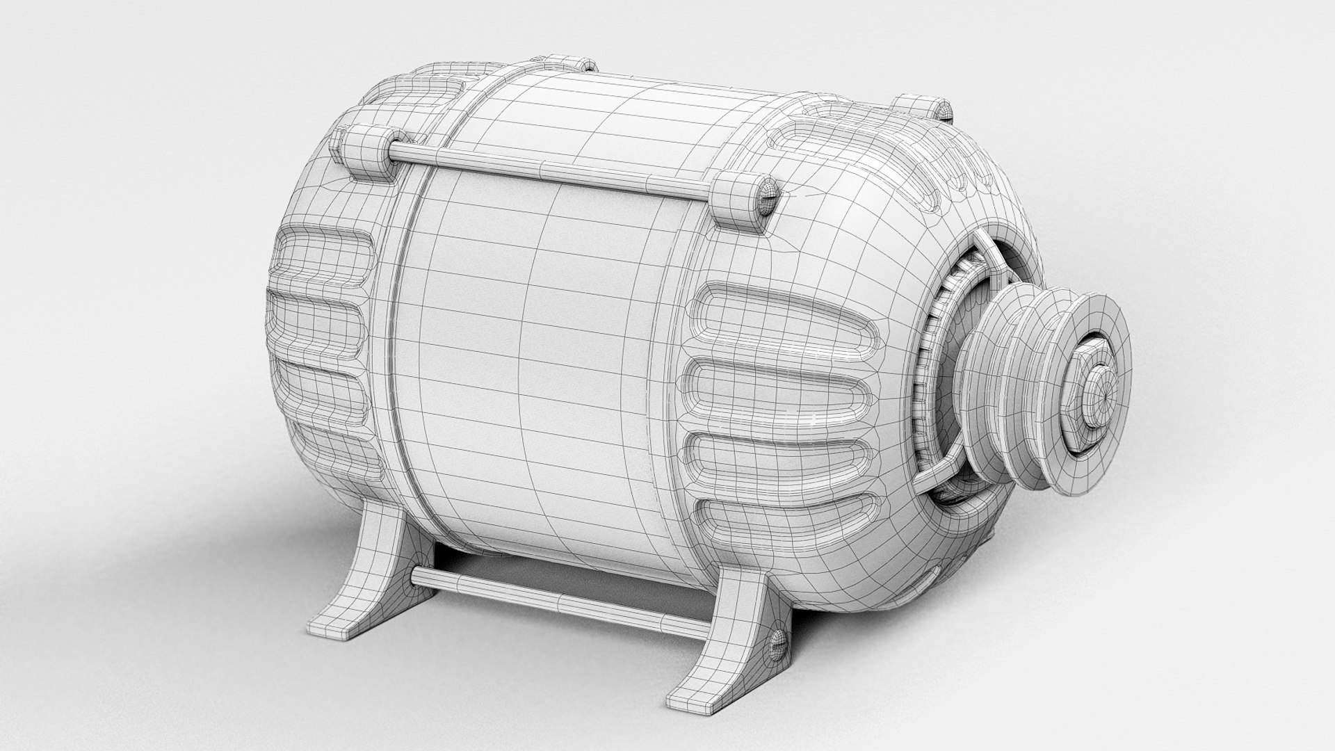 3D Electric Motor V4 Model - TurboSquid 1858336