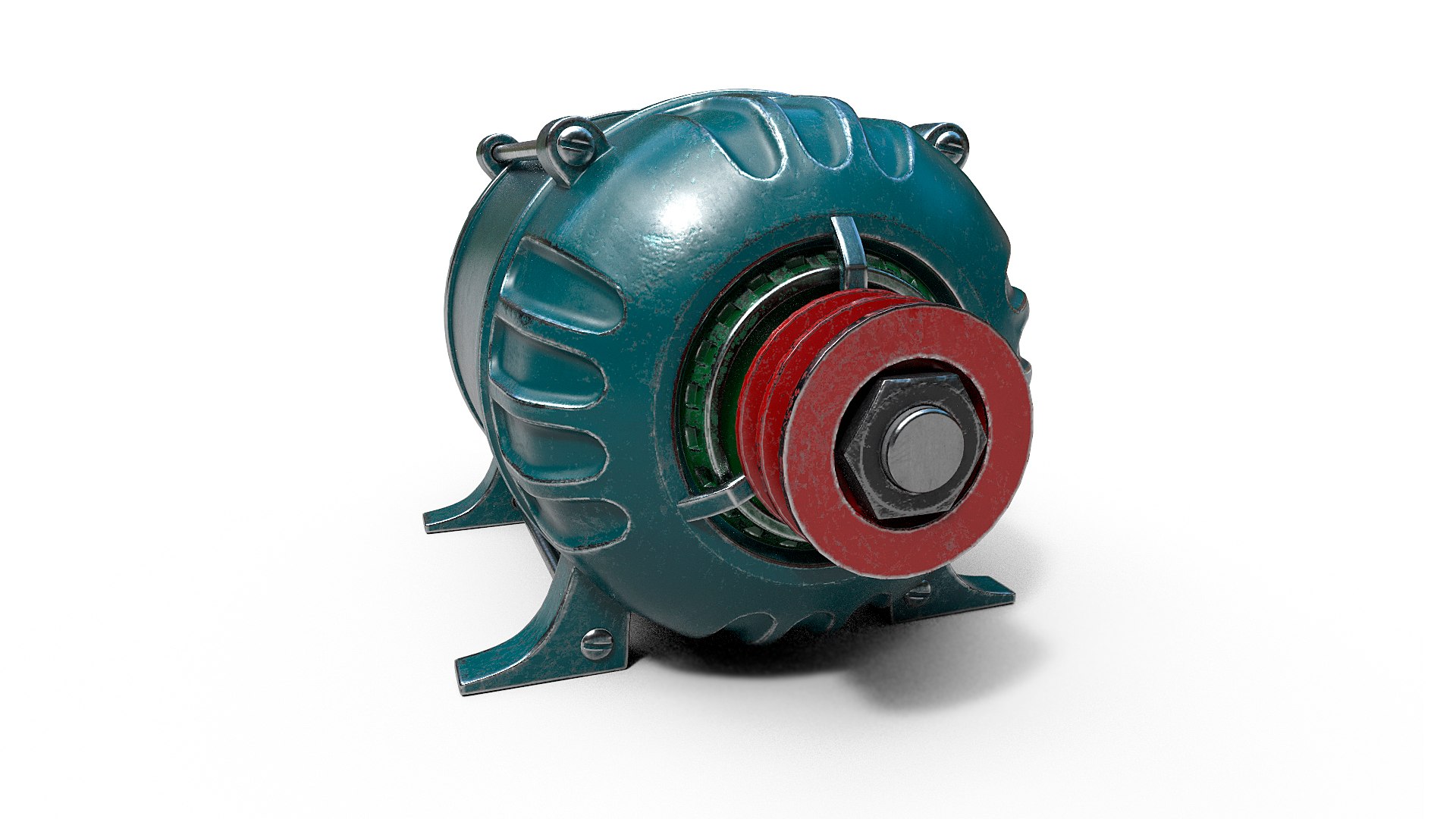 3D Electric Motor V4 Model - TurboSquid 1858336