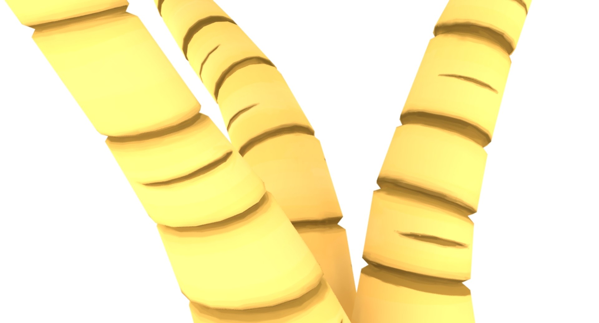 Low-poly Palms 3d Obj