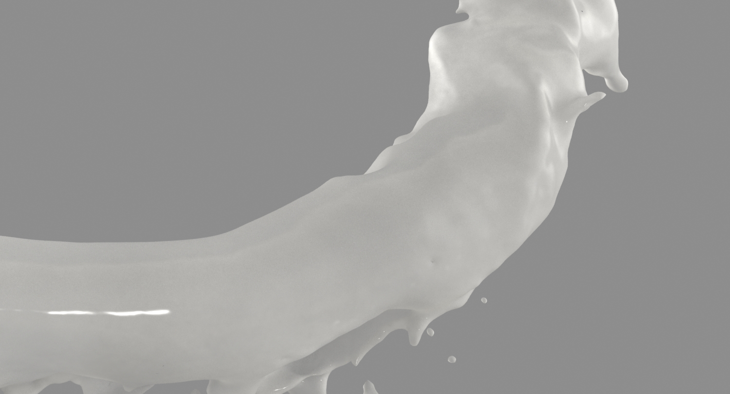3d model flow shaders milk