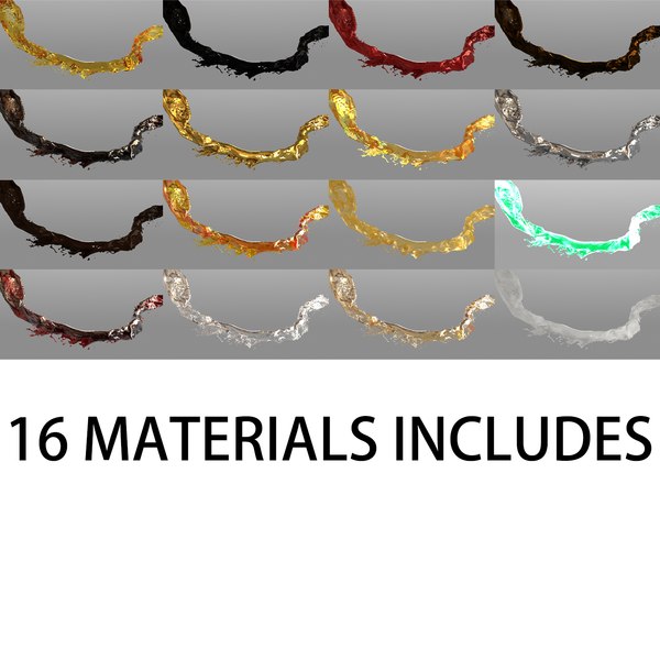 3d model flow shaders milk