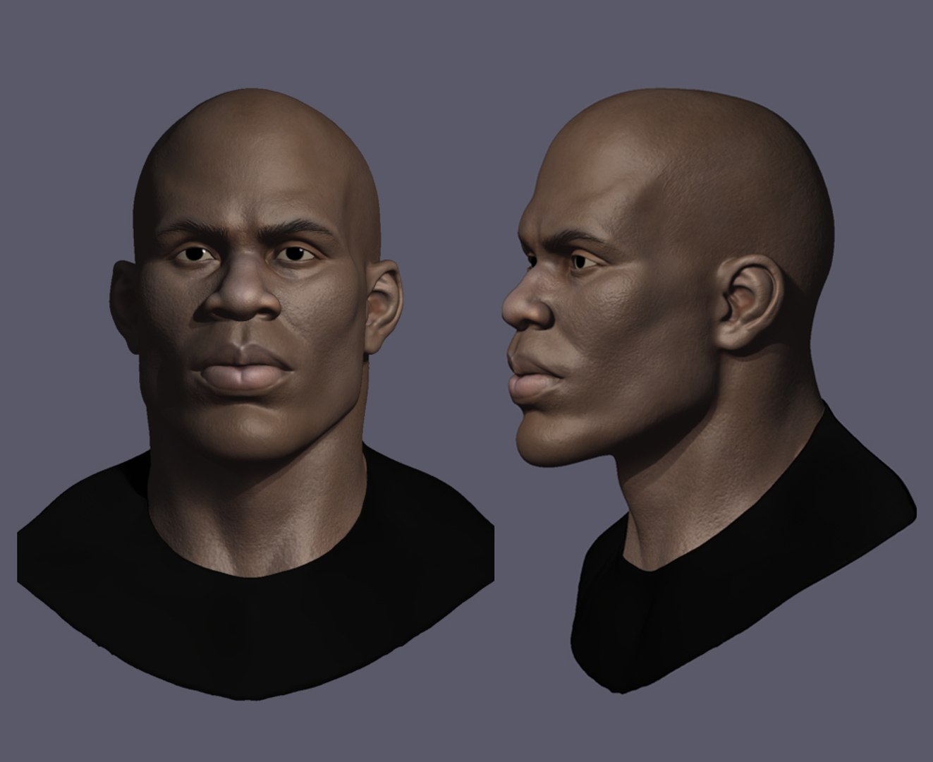 Zbrush Heads Obj