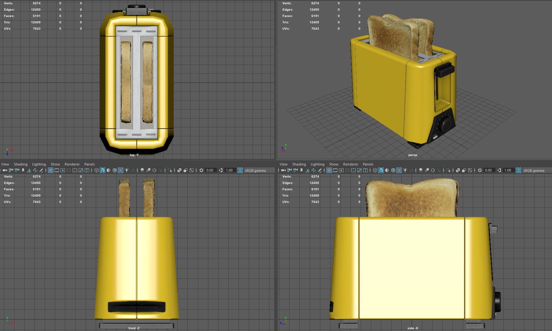 3D Toaster - TurboSquid 1821304