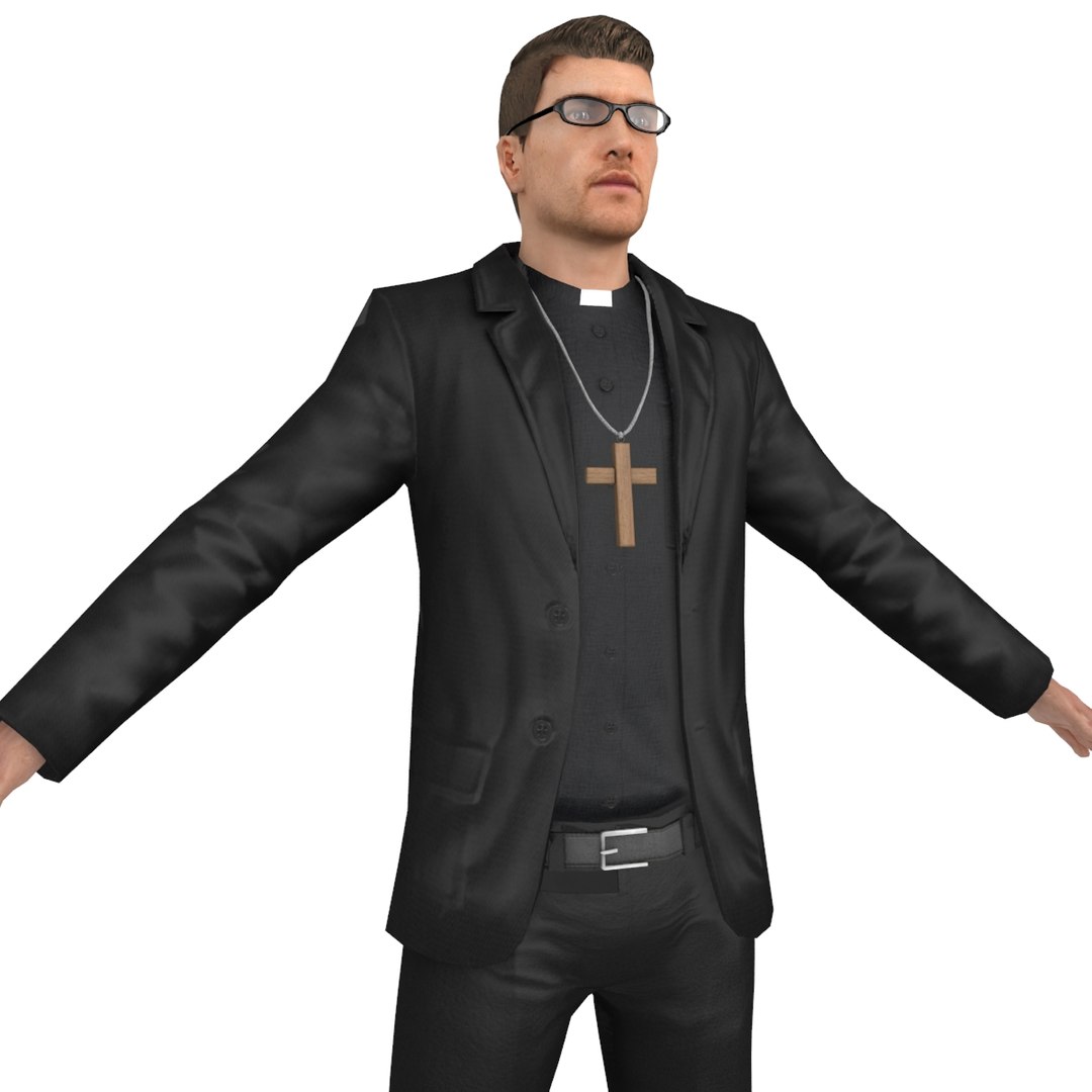 Catholic Priest 3D Model - TurboSquid 1280246