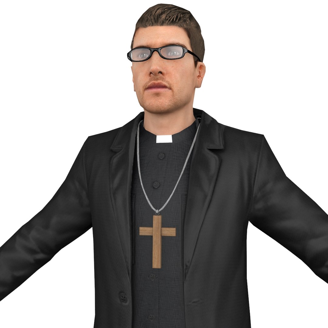 Catholic Priest 3D Model - TurboSquid 1280246