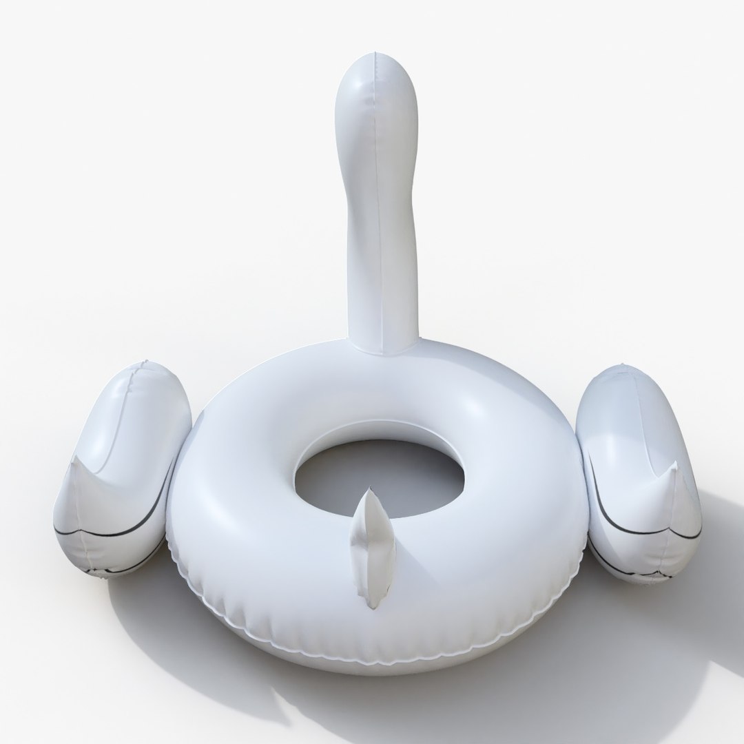 Float Ring Swan 3D Model - TurboSquid 1348590