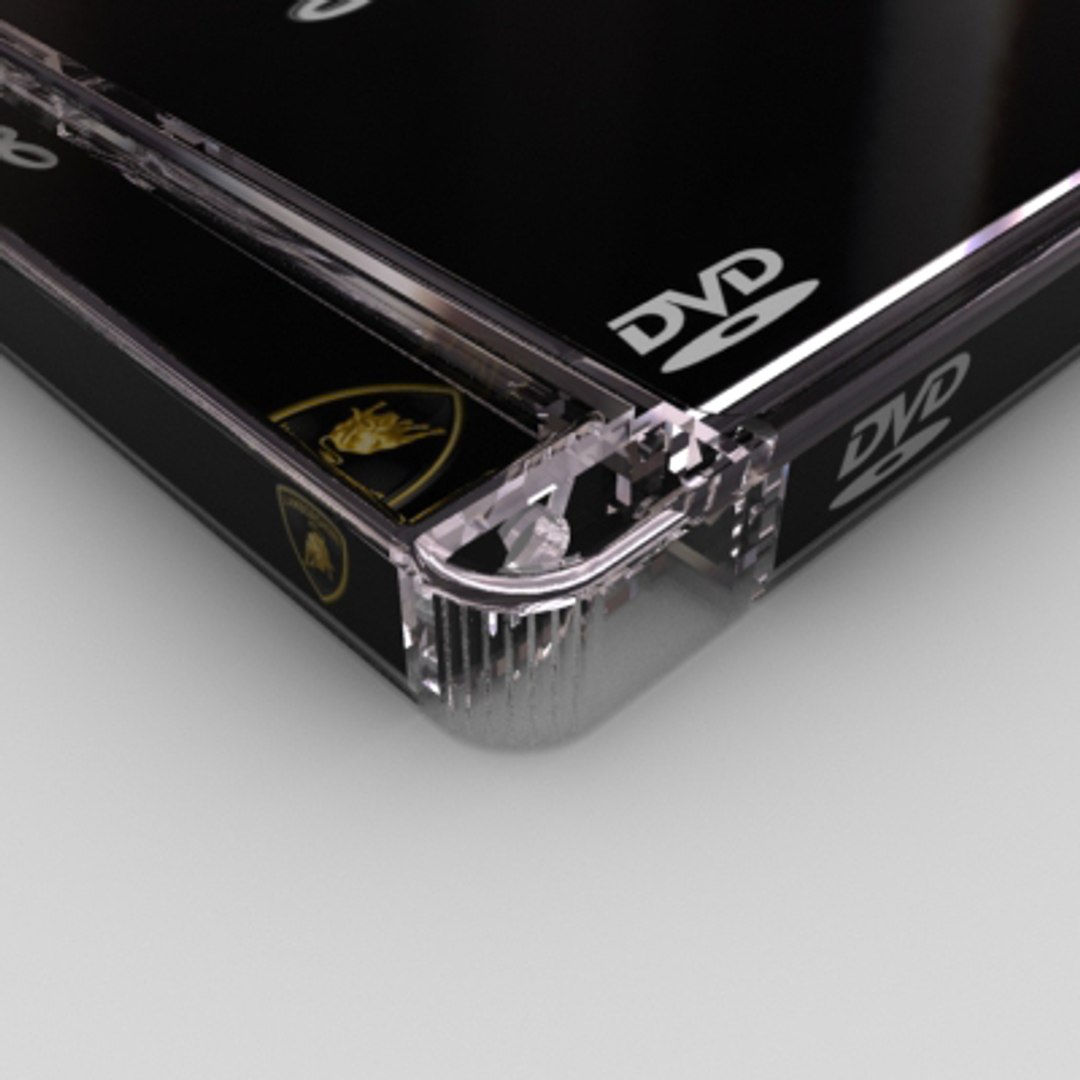 3d Model Dvd Cd Box