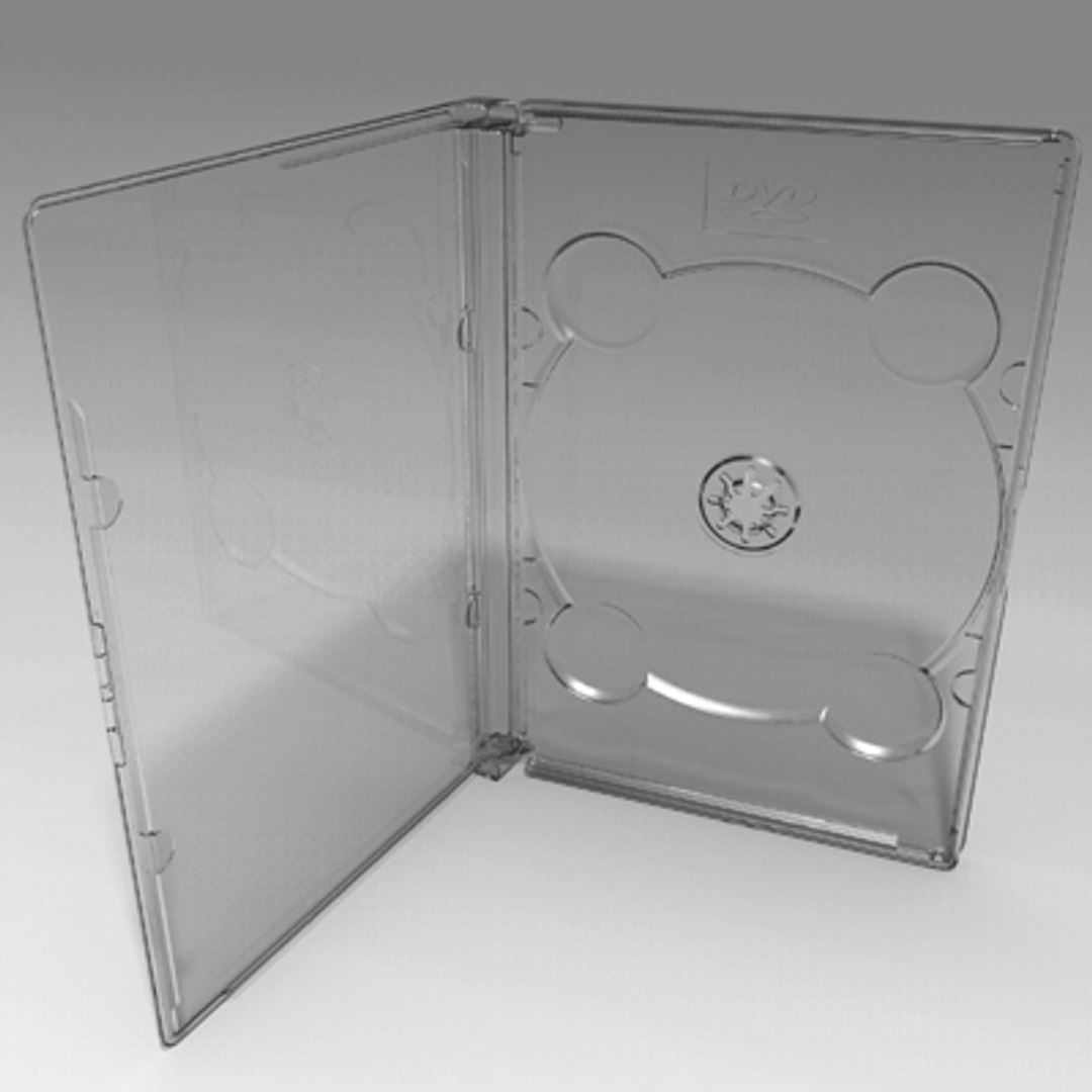 3d Model Dvd Cd Box